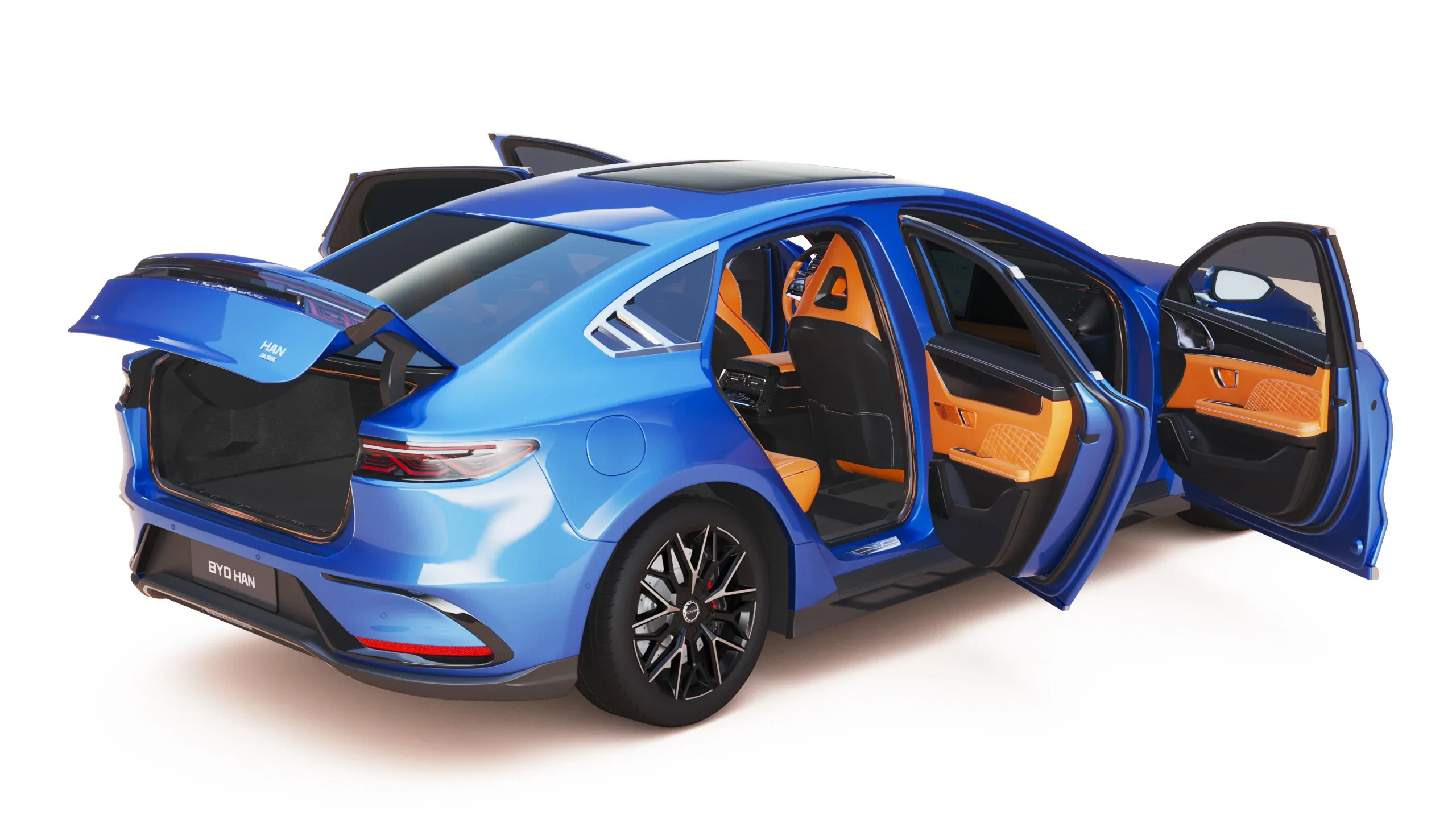 2024 BYD Han EV With Interior - FlippedNormals