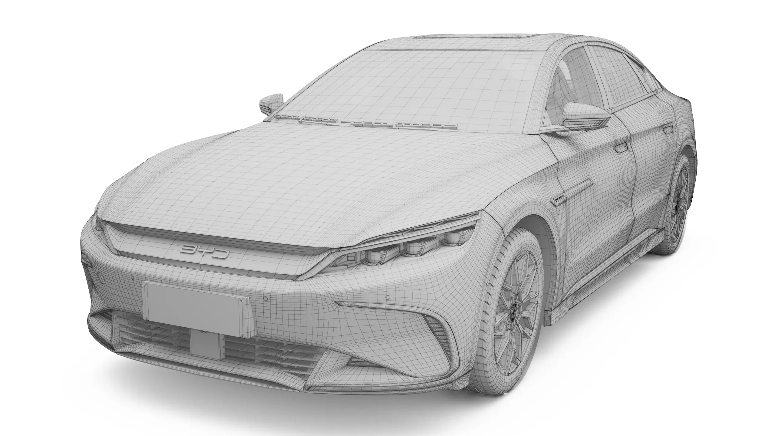 2024 BYD Han EV With Interior - FlippedNormals