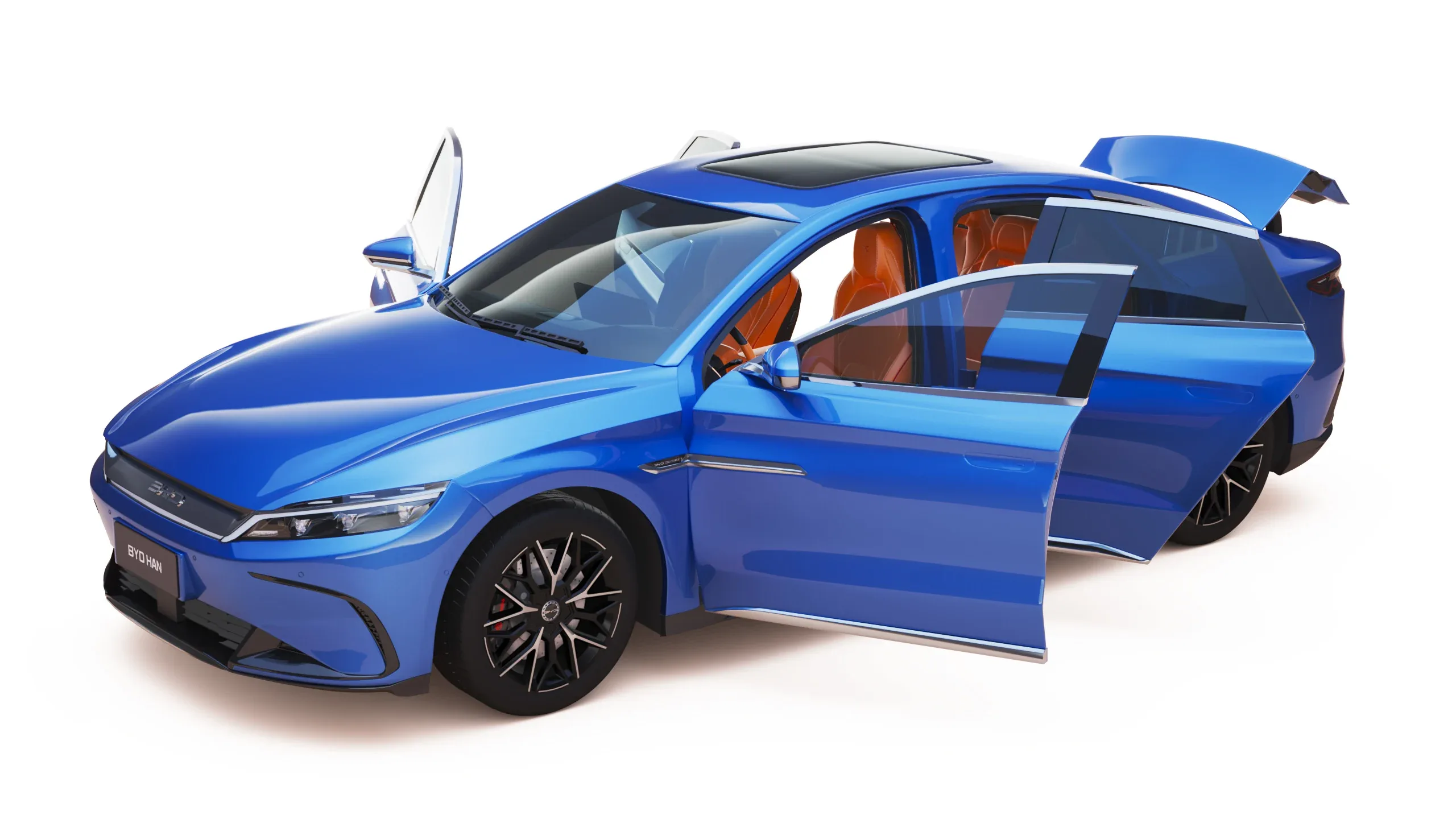 2024 BYD Han EV With Interior - FlippedNormals