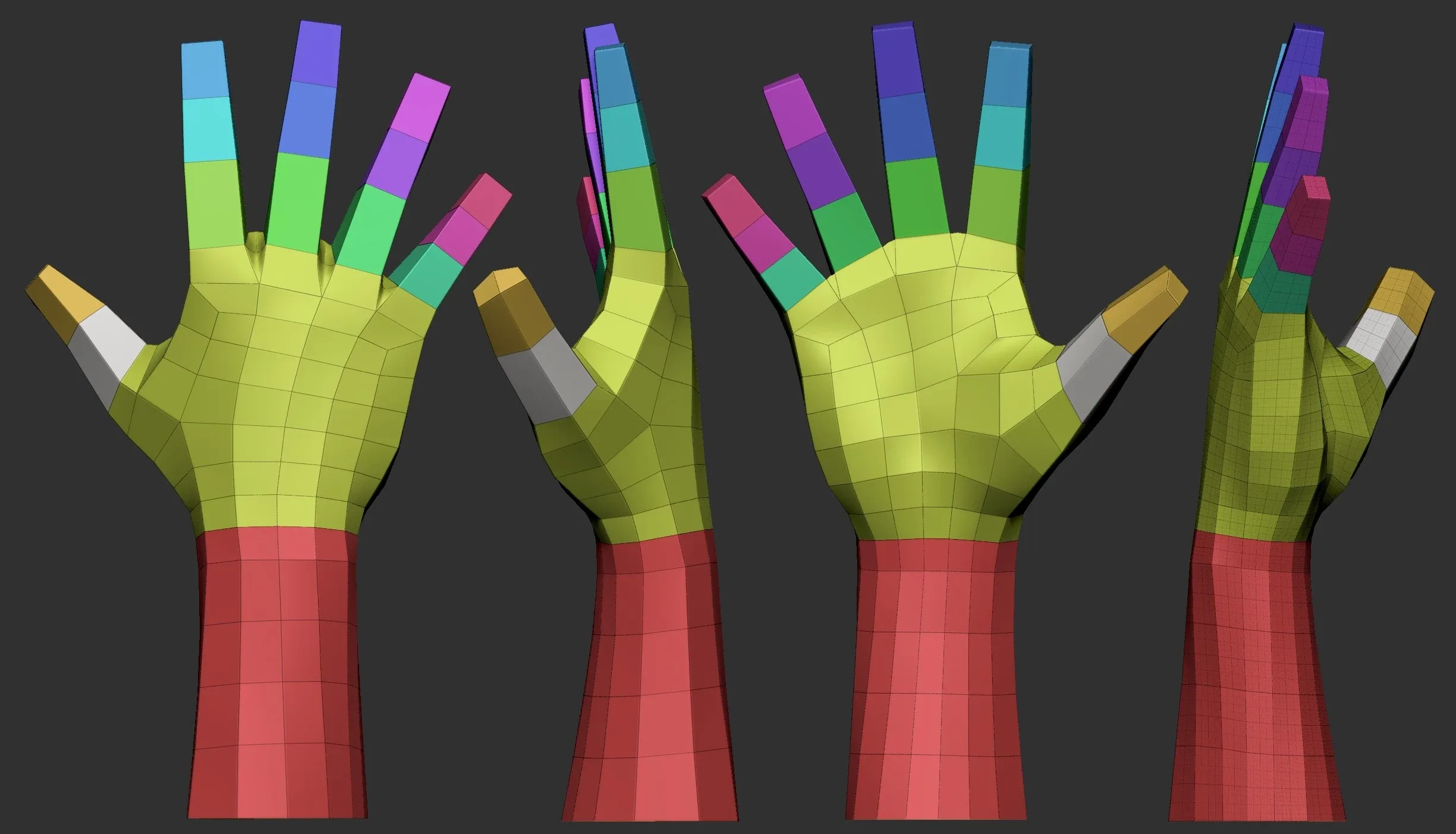 Male Hand Basemesh - FlippedNormals