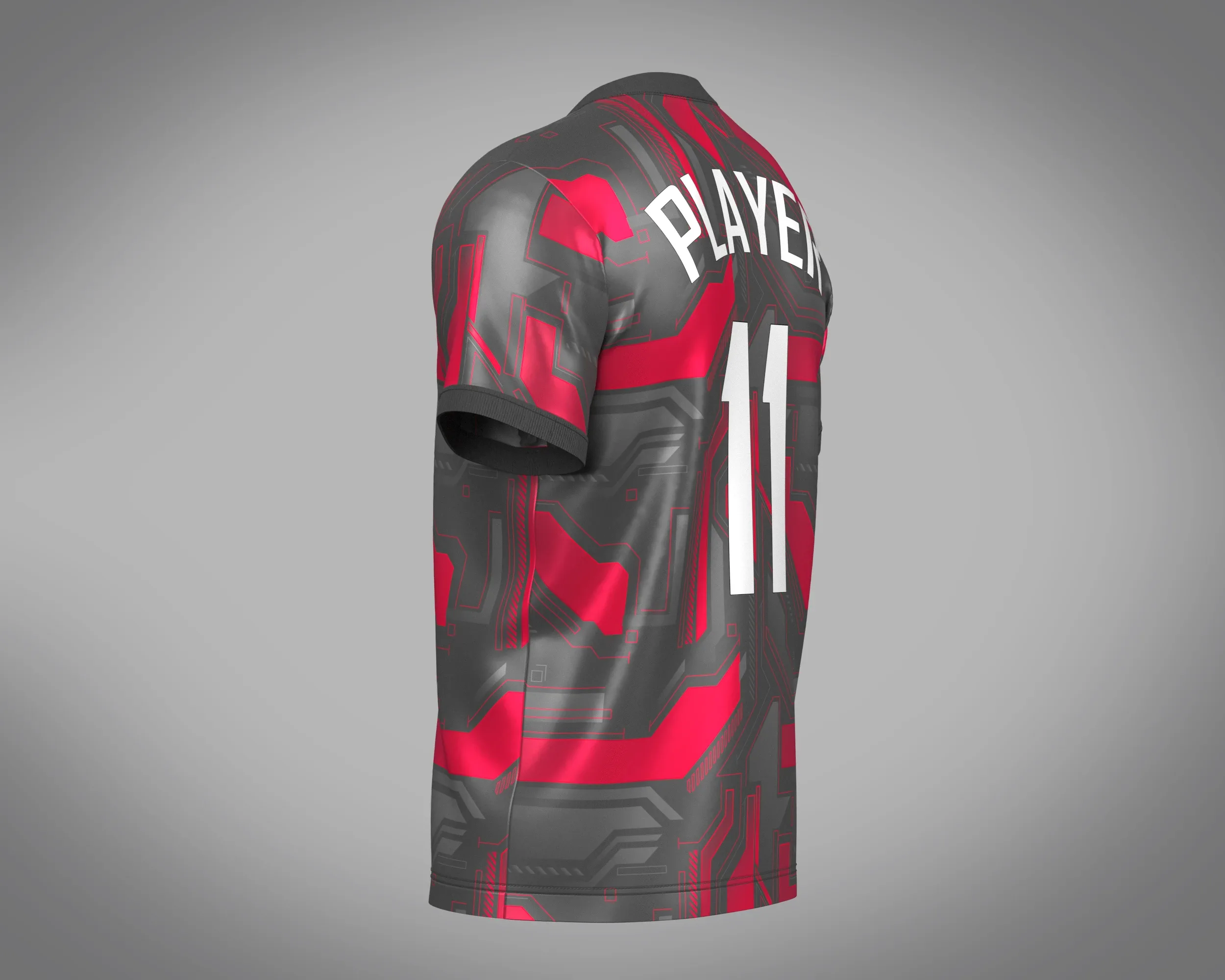 Soccer Football Rust Red with Ash - FlippedNormals