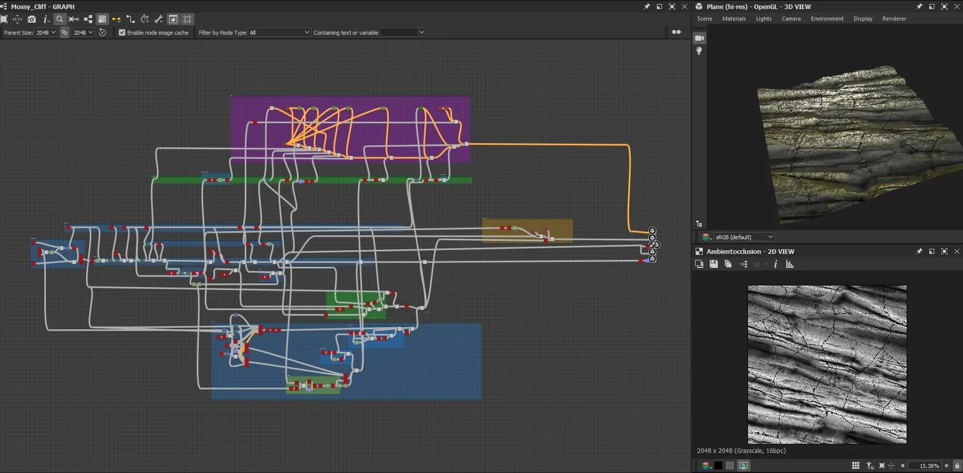 Substance Designer Tutorial | Mossy - FlippedNormals