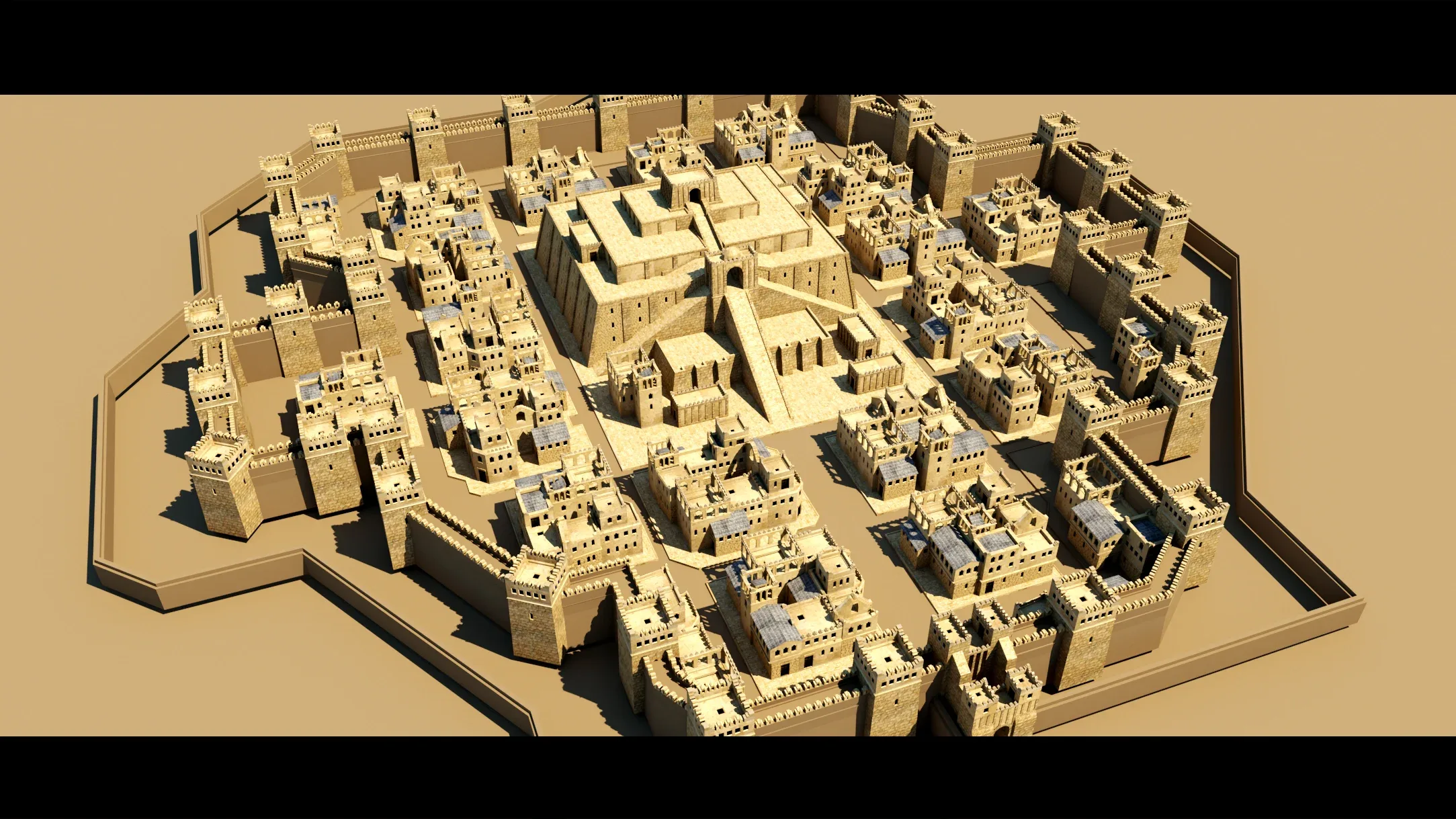 Babylonian City- 3d Model - FlippedNormals