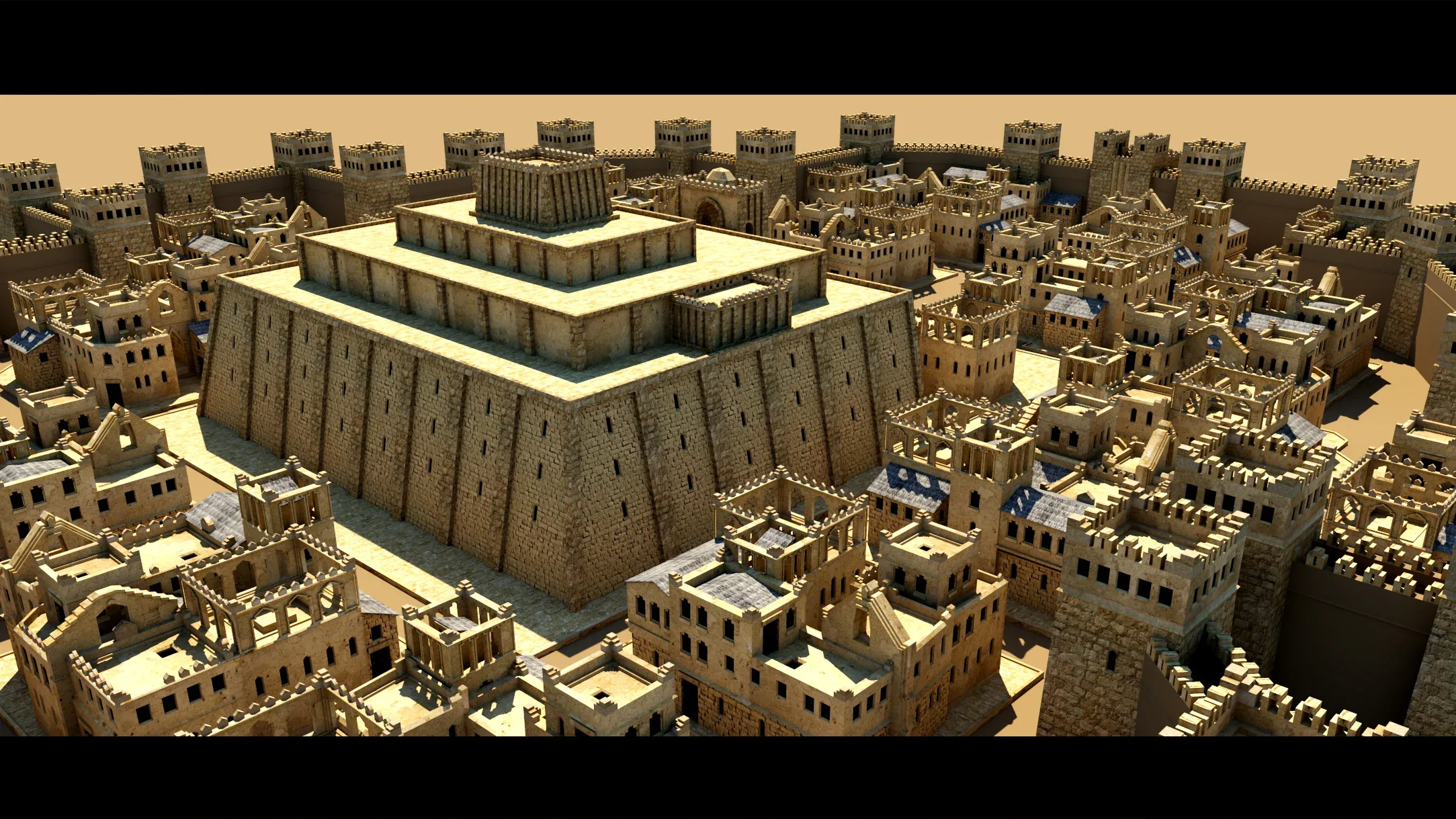 Babylonian City- 3d Model - FlippedNormals
