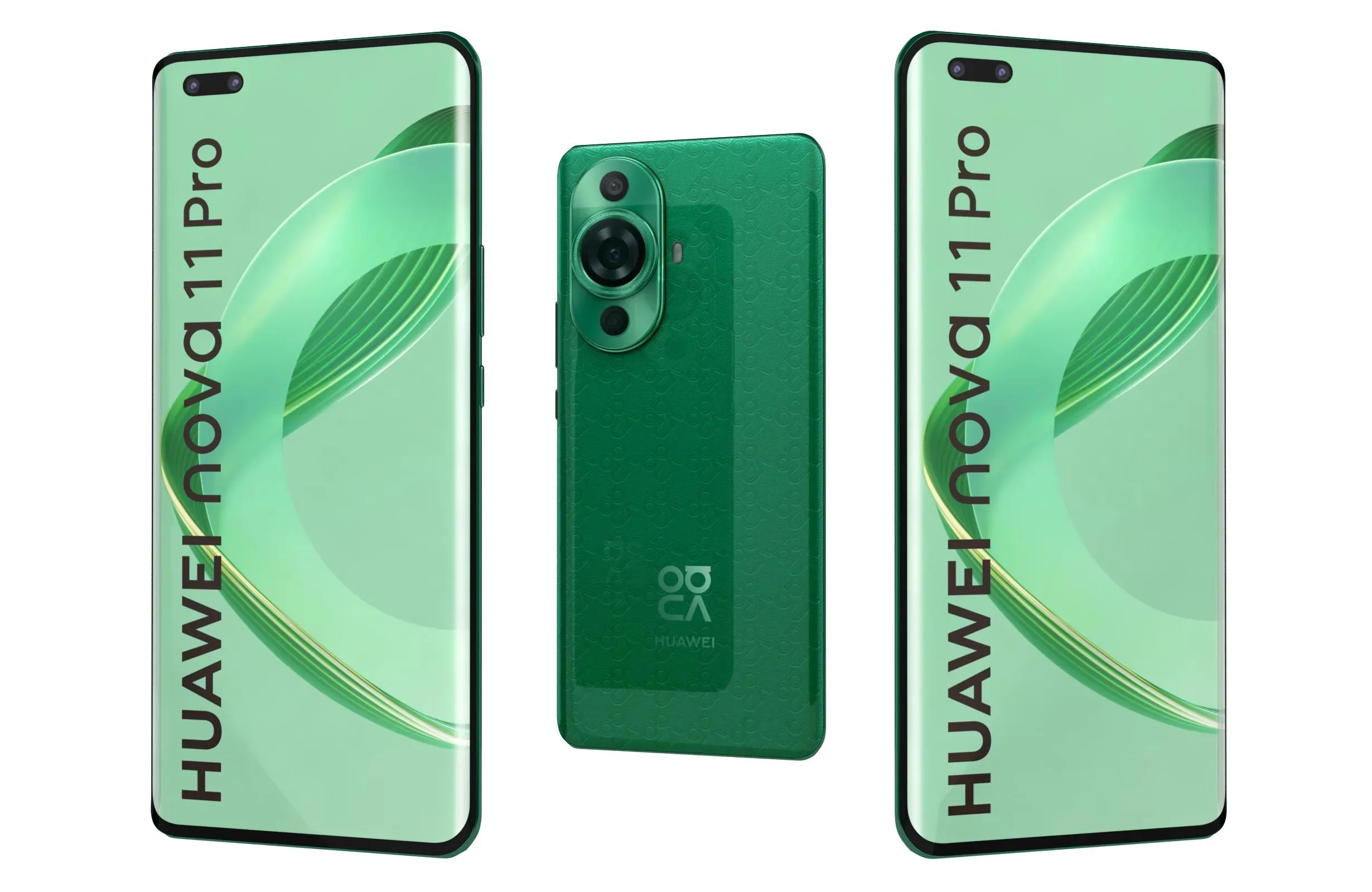 Huawei nova 11 Pro Black And Green - FlippedNormals