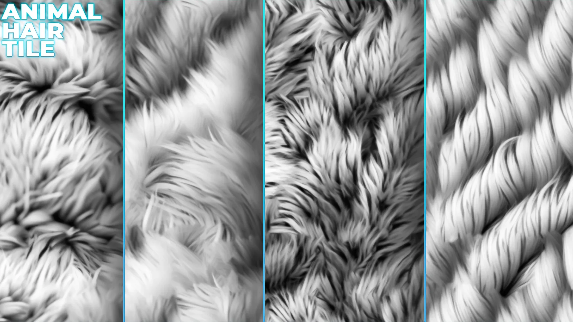 450+ Animals Hair & Fur Alphas - FlippedNormals