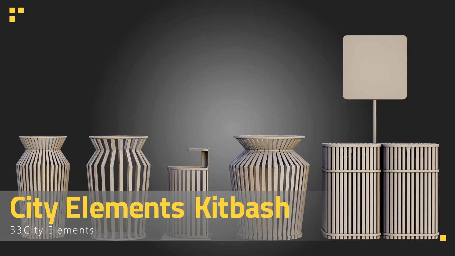 City Element Kitbash - FlippedNormals