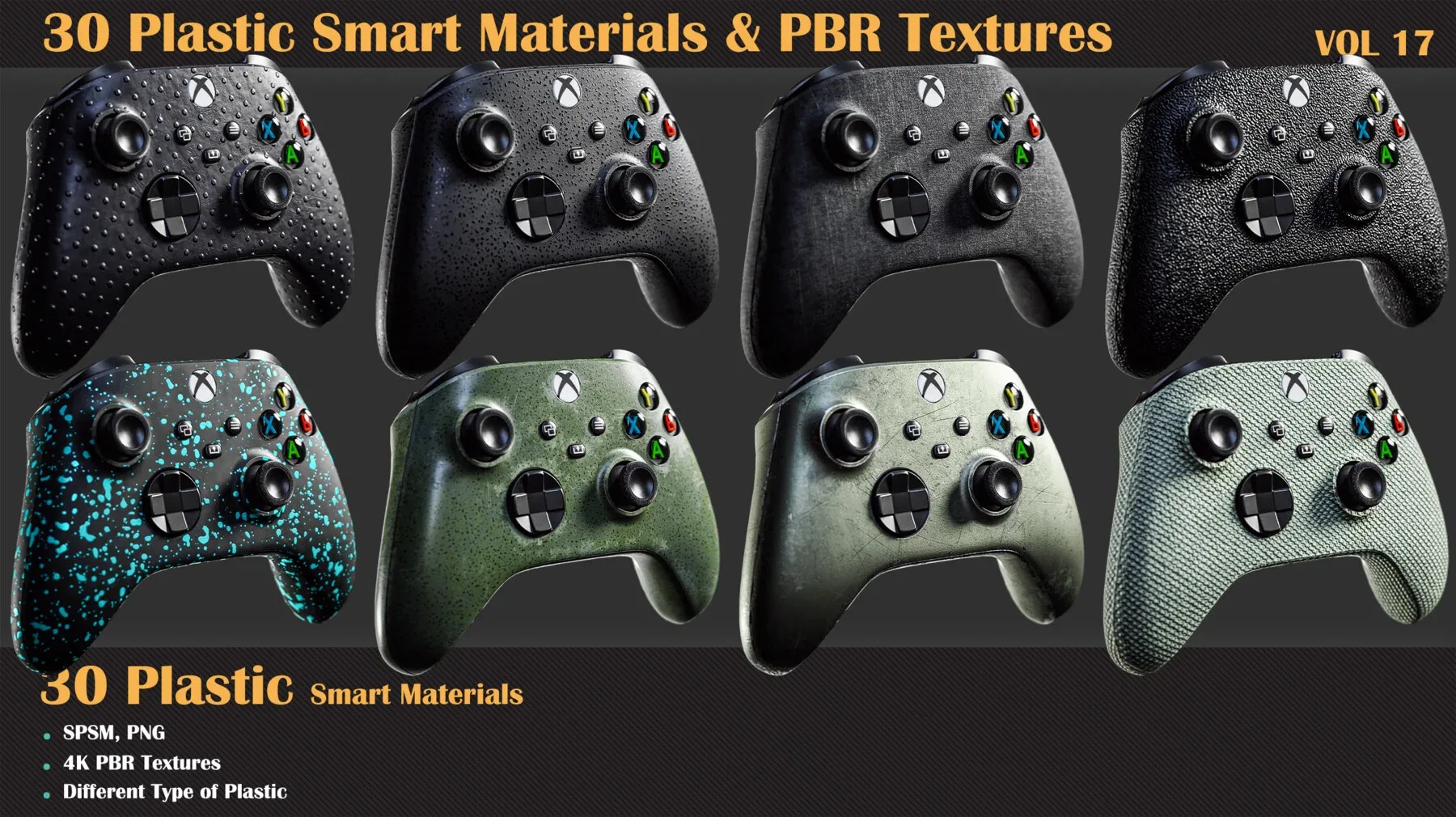 30 Plastic Smart Materials & PBR - FlippedNormals