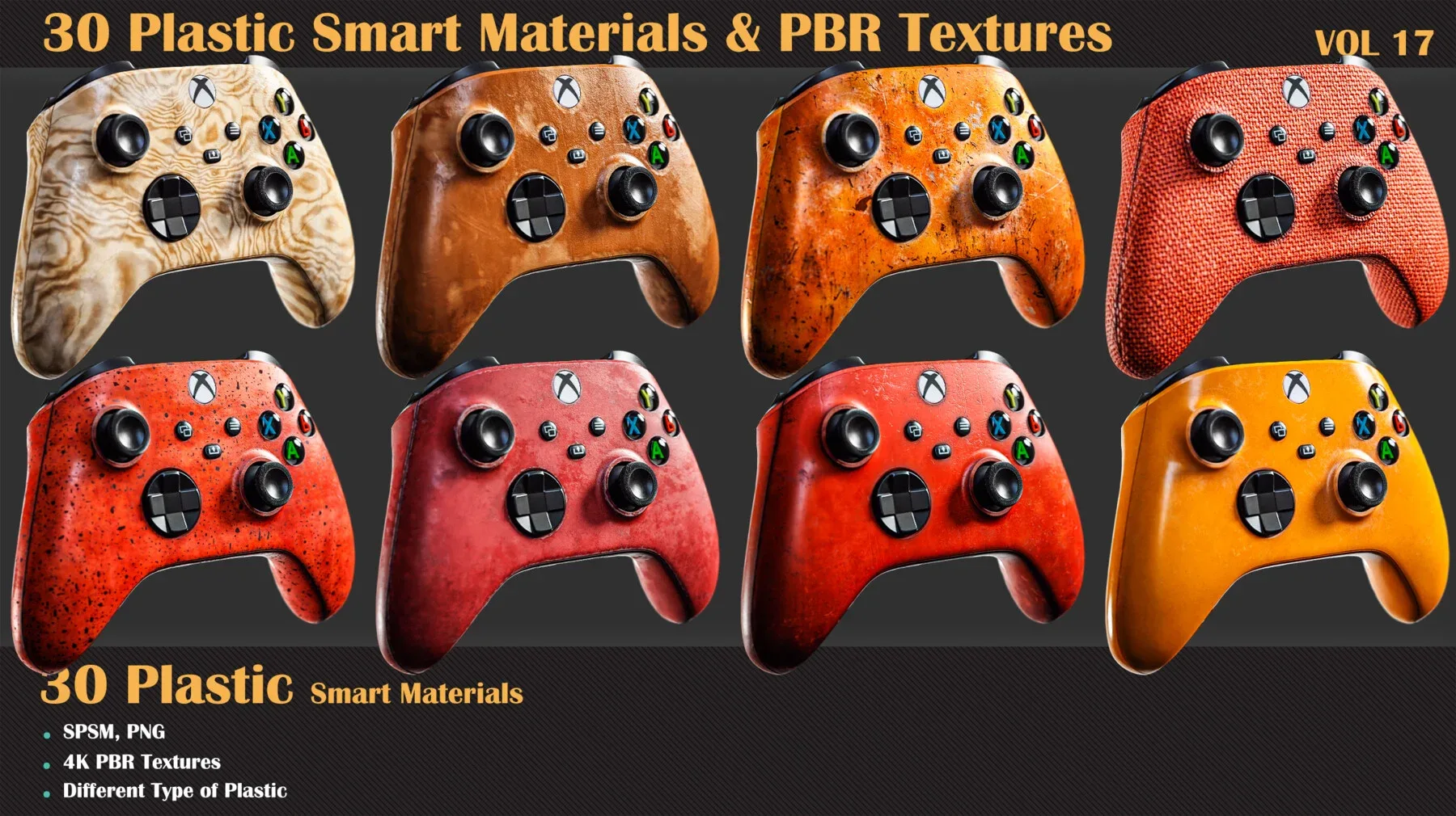 30 Plastic Smart Materials & PBR - FlippedNormals