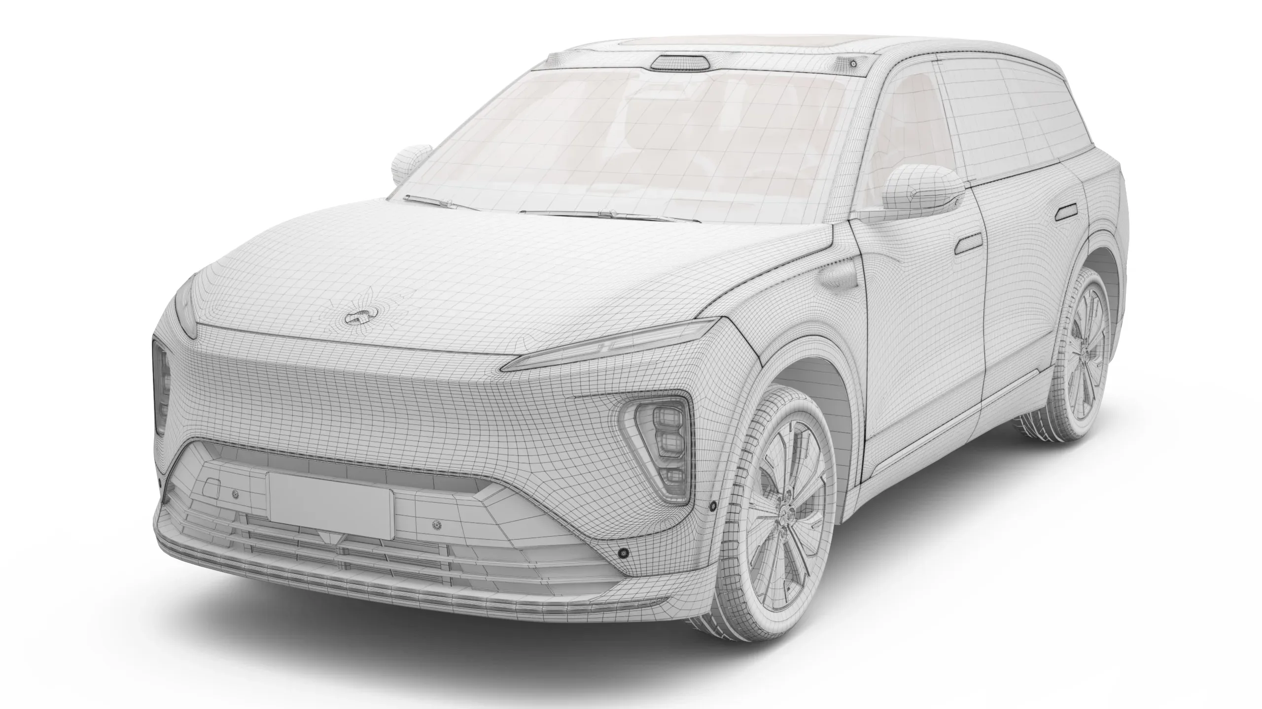 2024 NIO ES8 EL8 With Interior - FlippedNormals