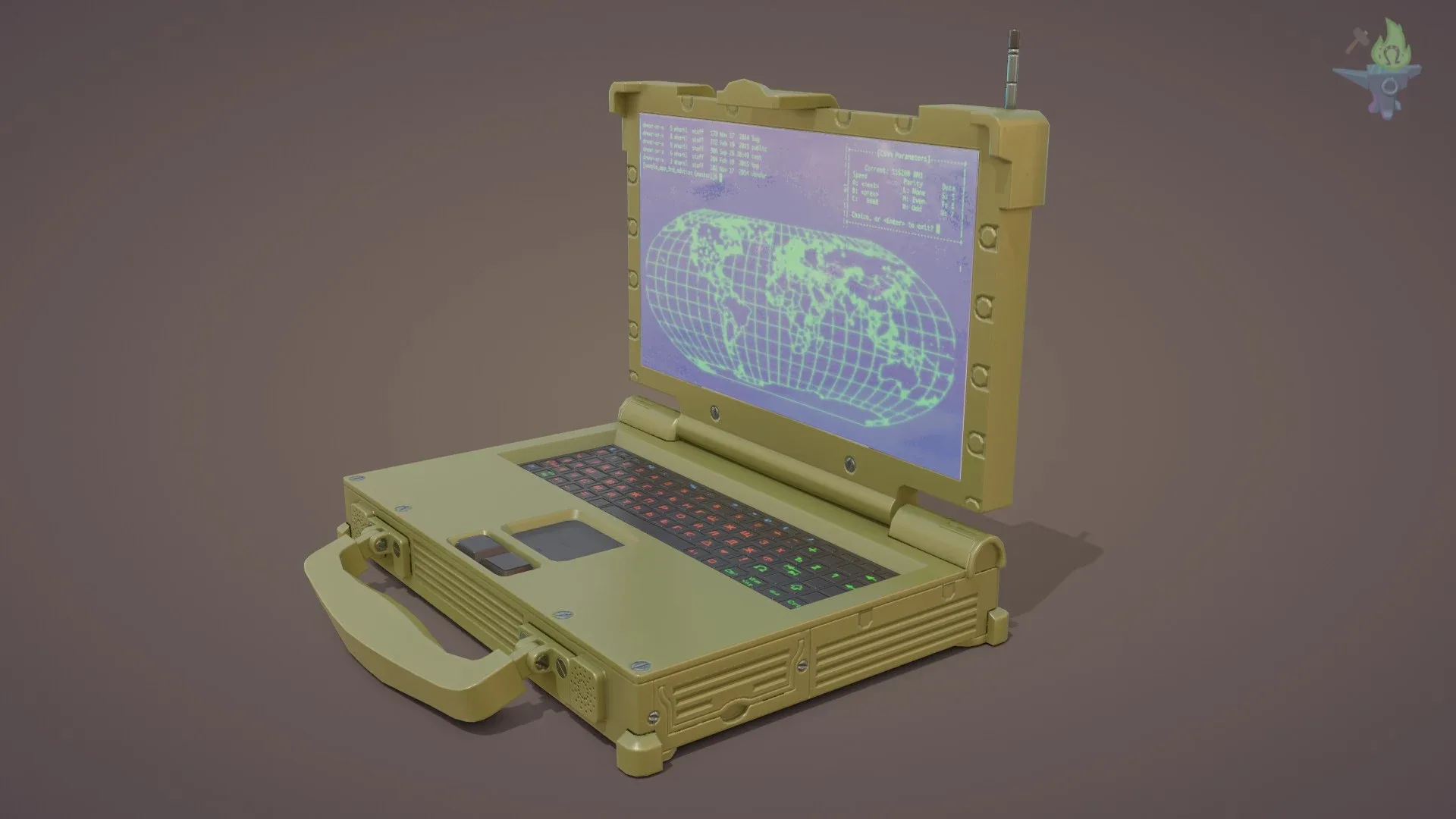 Tactical Laptop - FlippedNormals