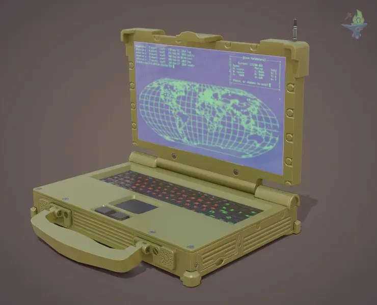 Tactical Laptop - FlippedNormals