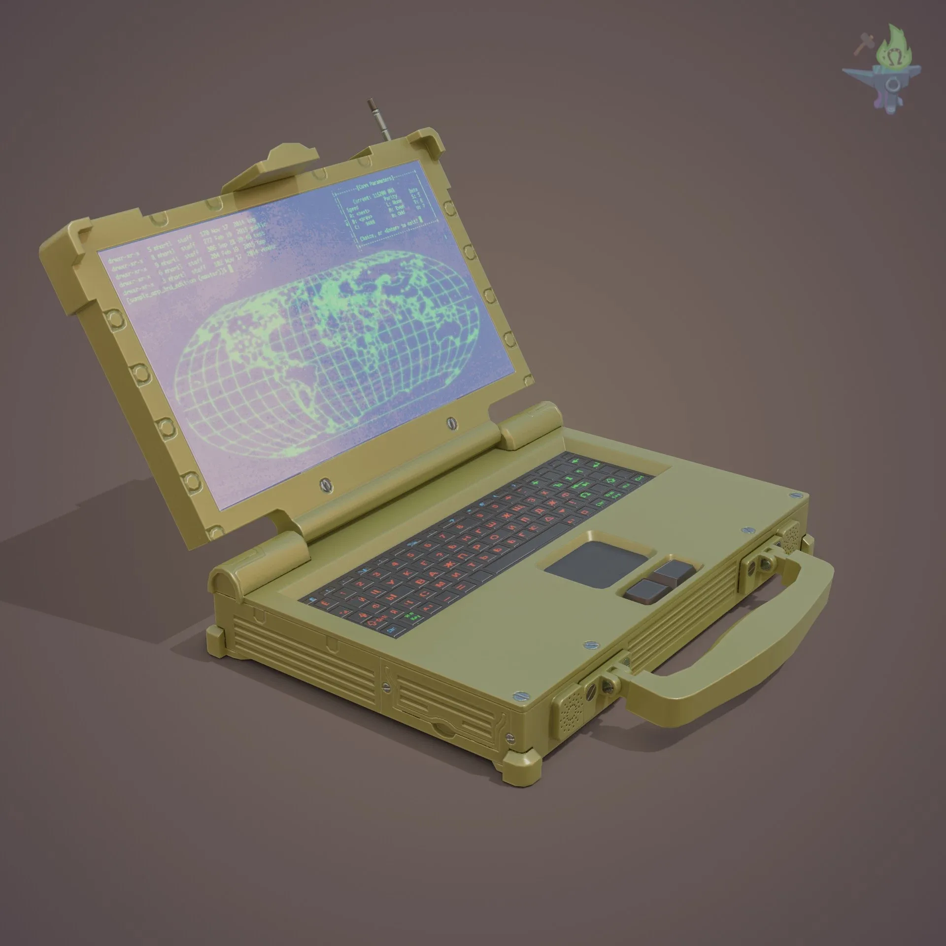 Tactical Laptop - FlippedNormals