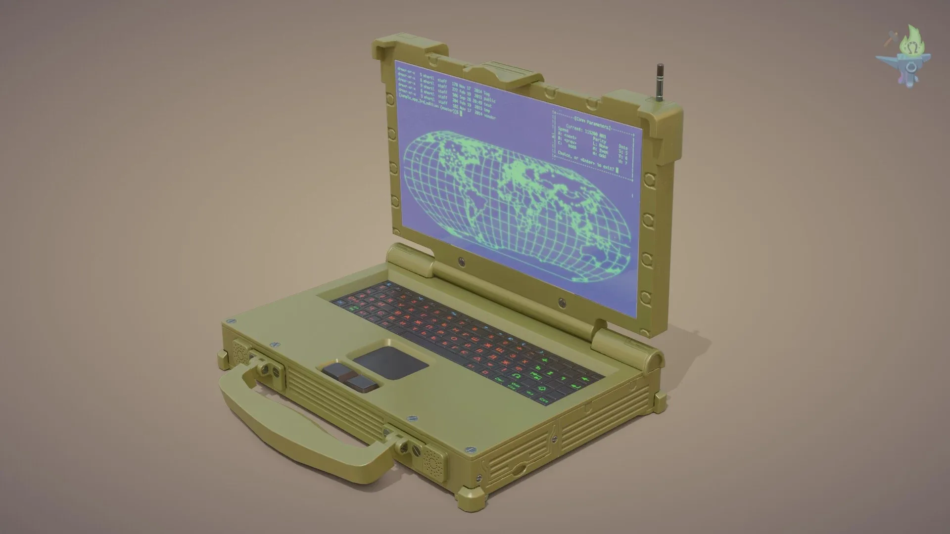 Tactical Laptop - FlippedNormals