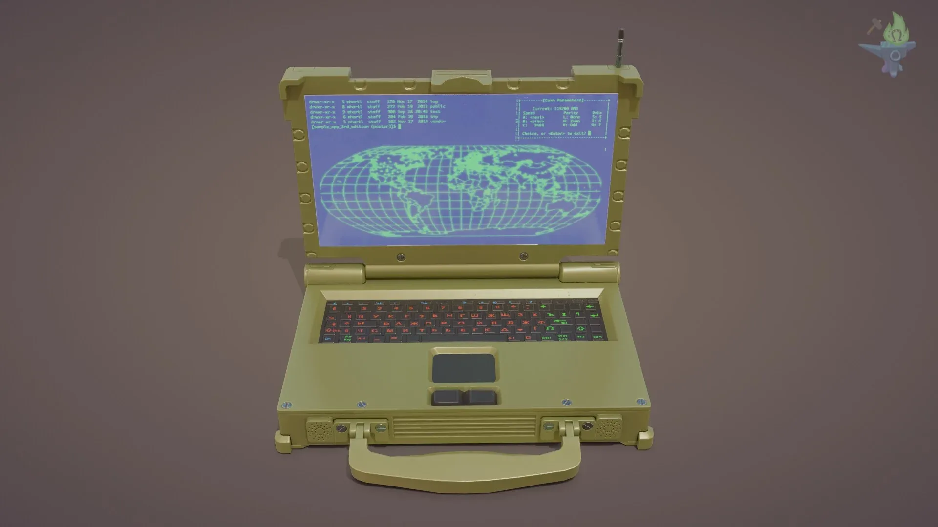 Tactical Laptop - FlippedNormals