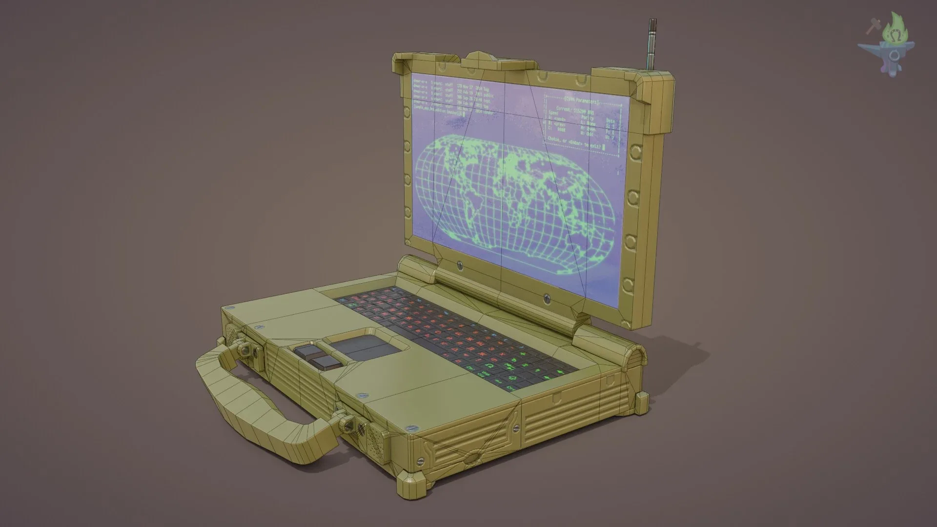 Tactical Laptop - FlippedNormals