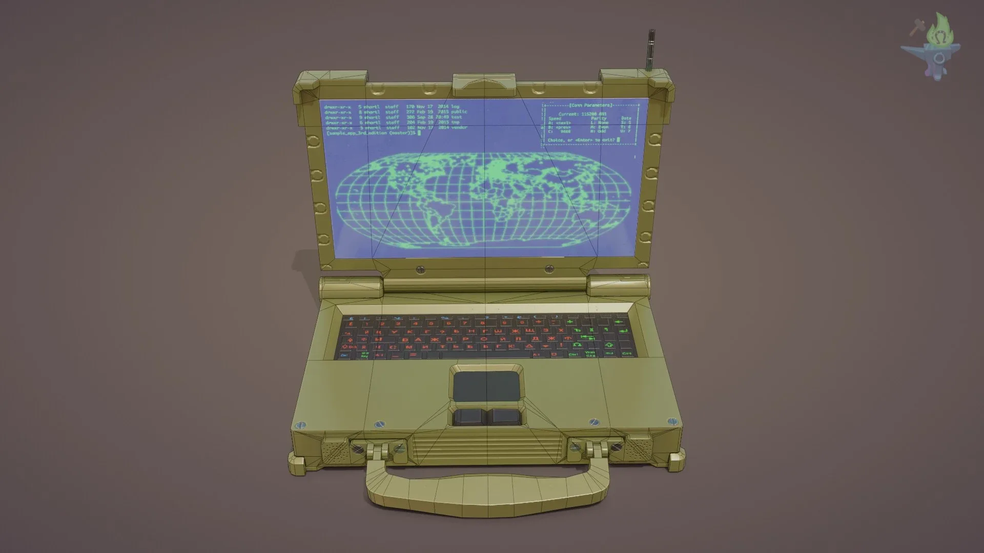 Tactical Laptop - FlippedNormals