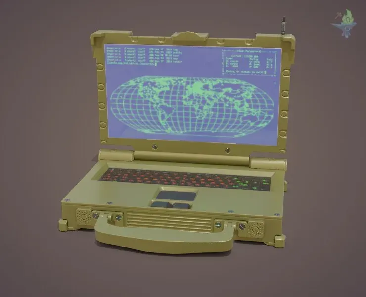 Tactical Laptop - FlippedNormals