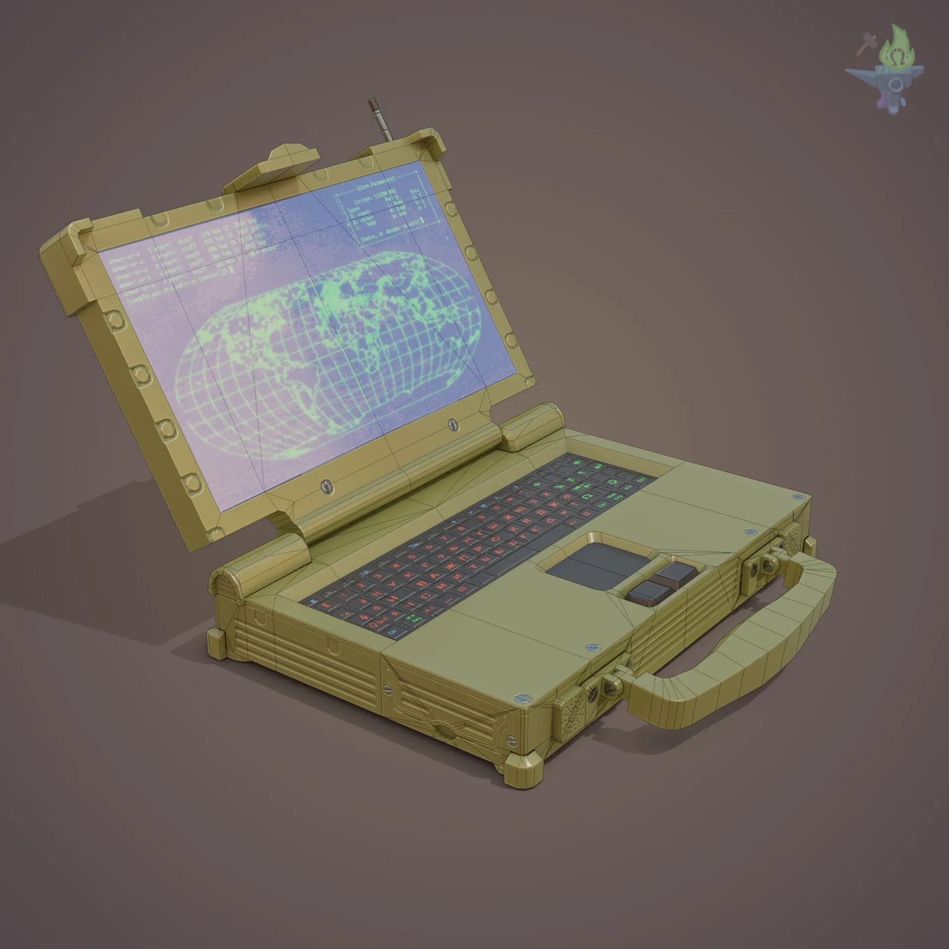 Tactical Laptop - FlippedNormals