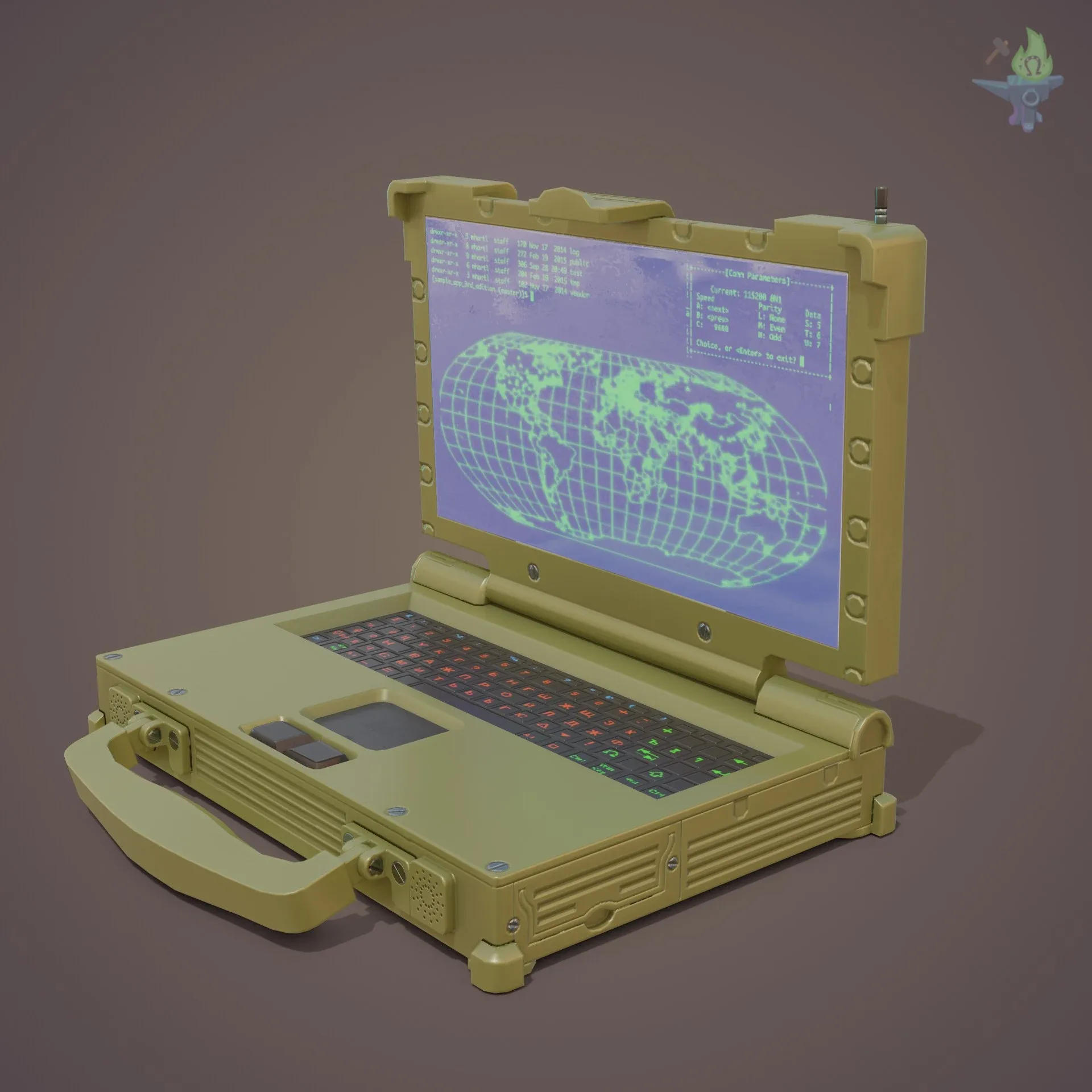 Tactical Laptop - FlippedNormals