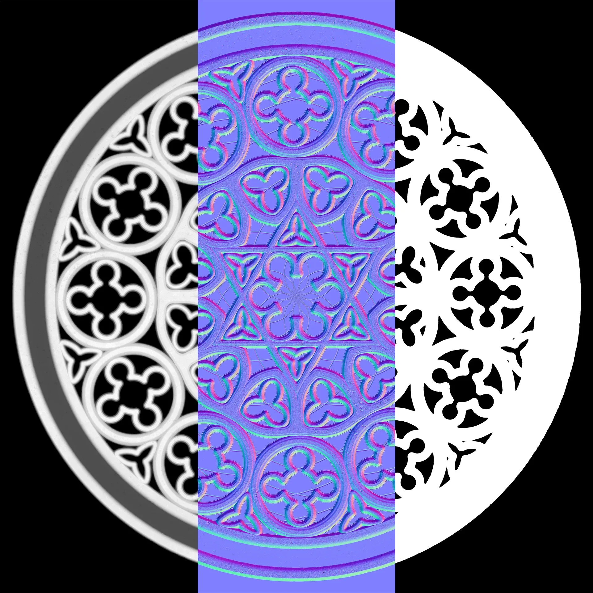 Alpha | Gothic Windows Alpha - - FlippedNormals