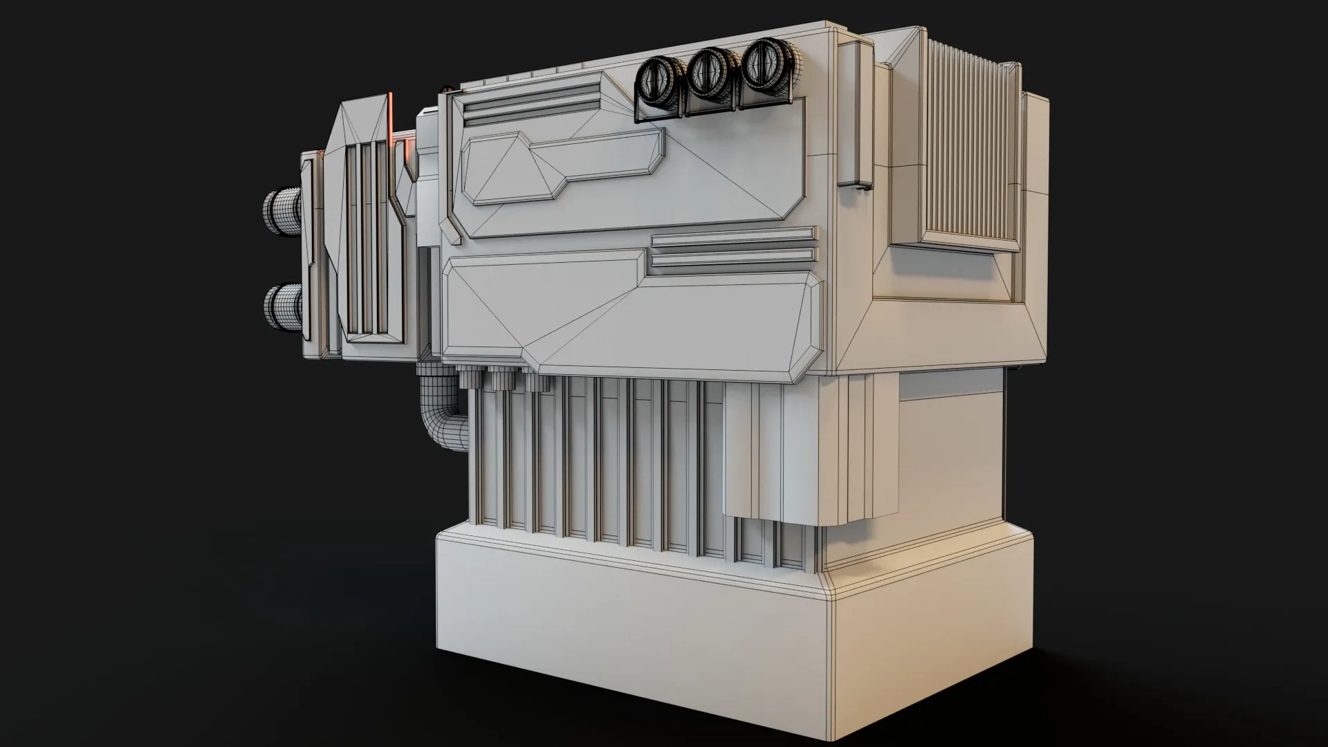 Sci-fi reactor detail - FlippedNormals Sci-fi reactor detail - FlippedNormals