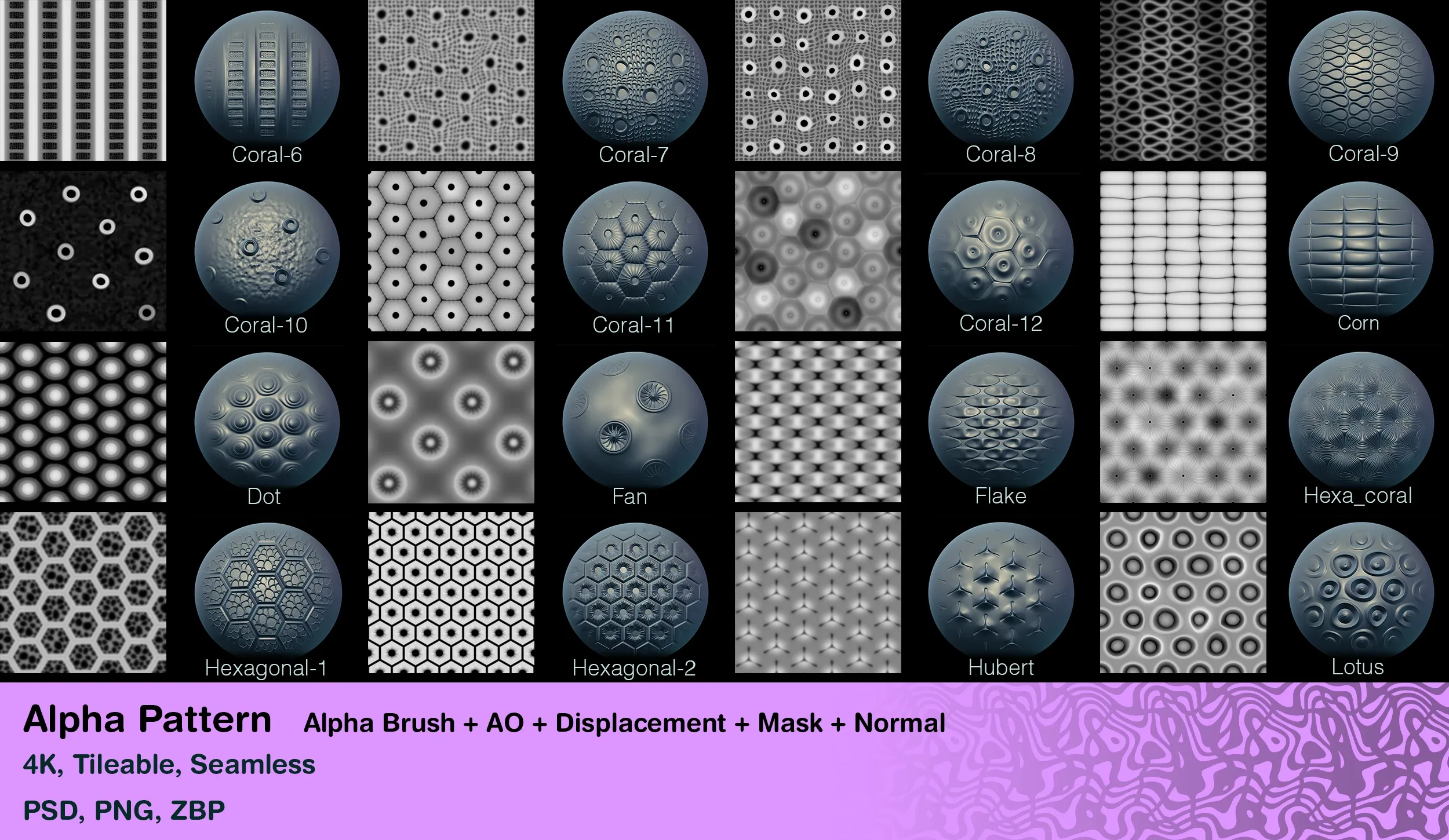 60 Alpha Pattern Vol.2 - FlippedNormals