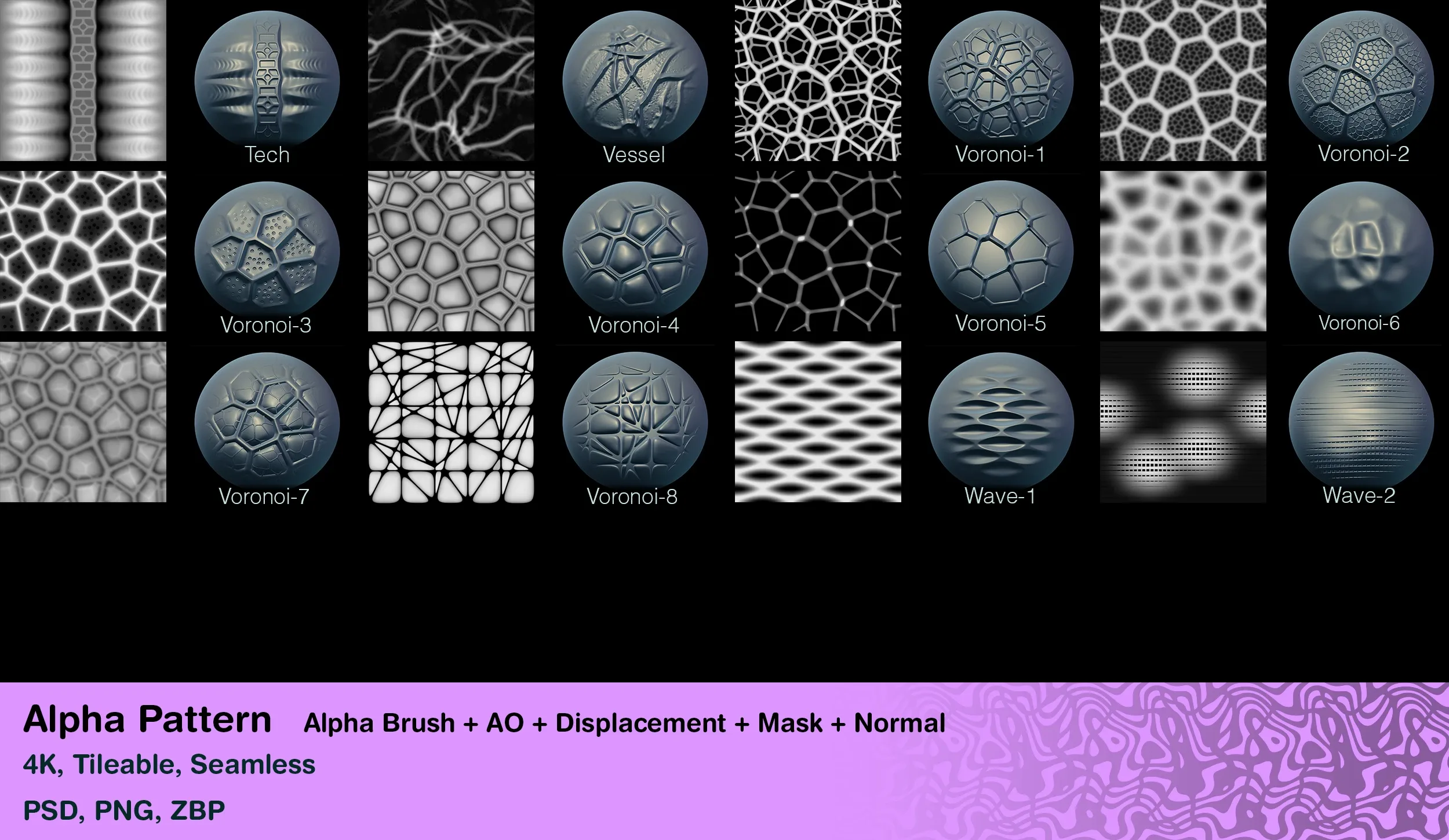 60 Alpha Pattern Vol.2 - FlippedNormals