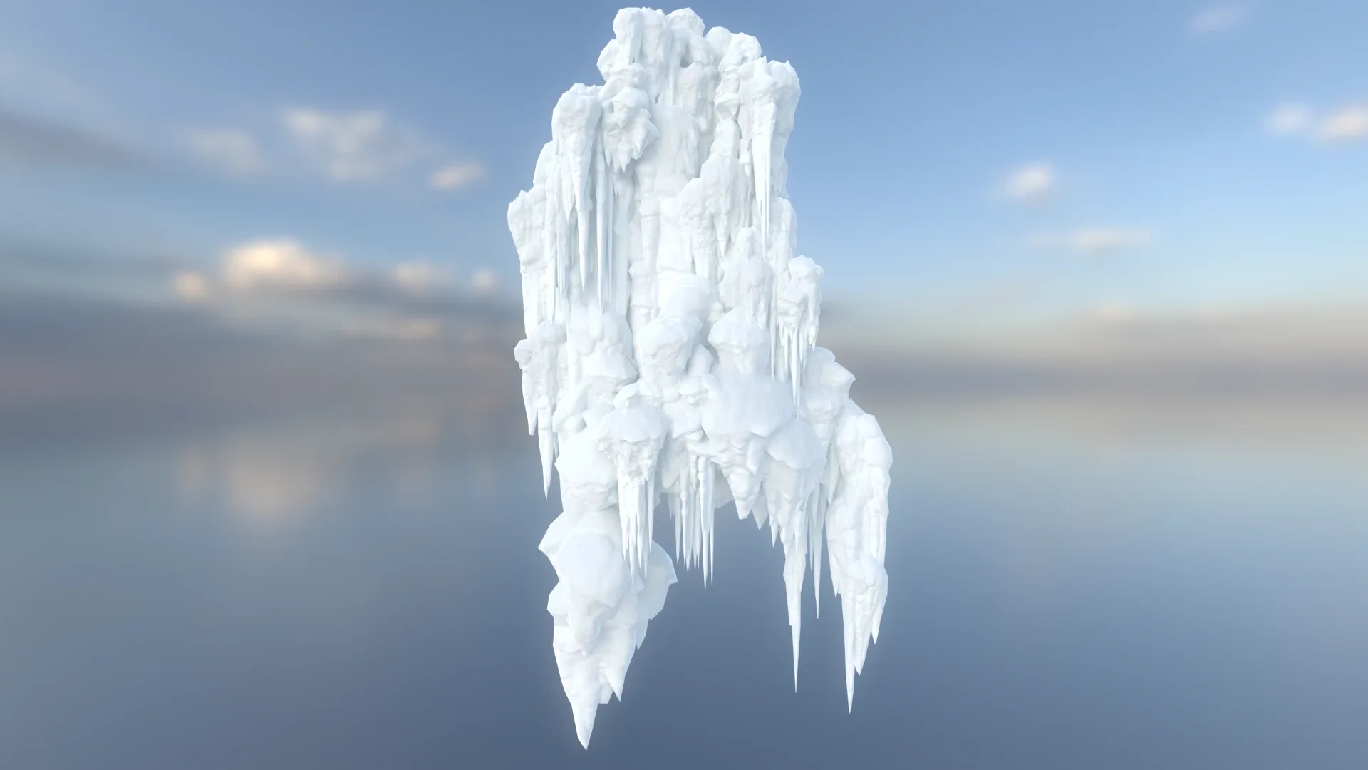 42 Low poly Ice Cave Modulars - - FlippedNormals