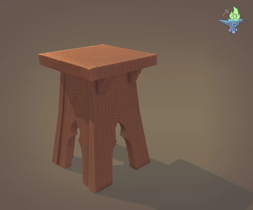 Tudor Stool - FlippedNormals