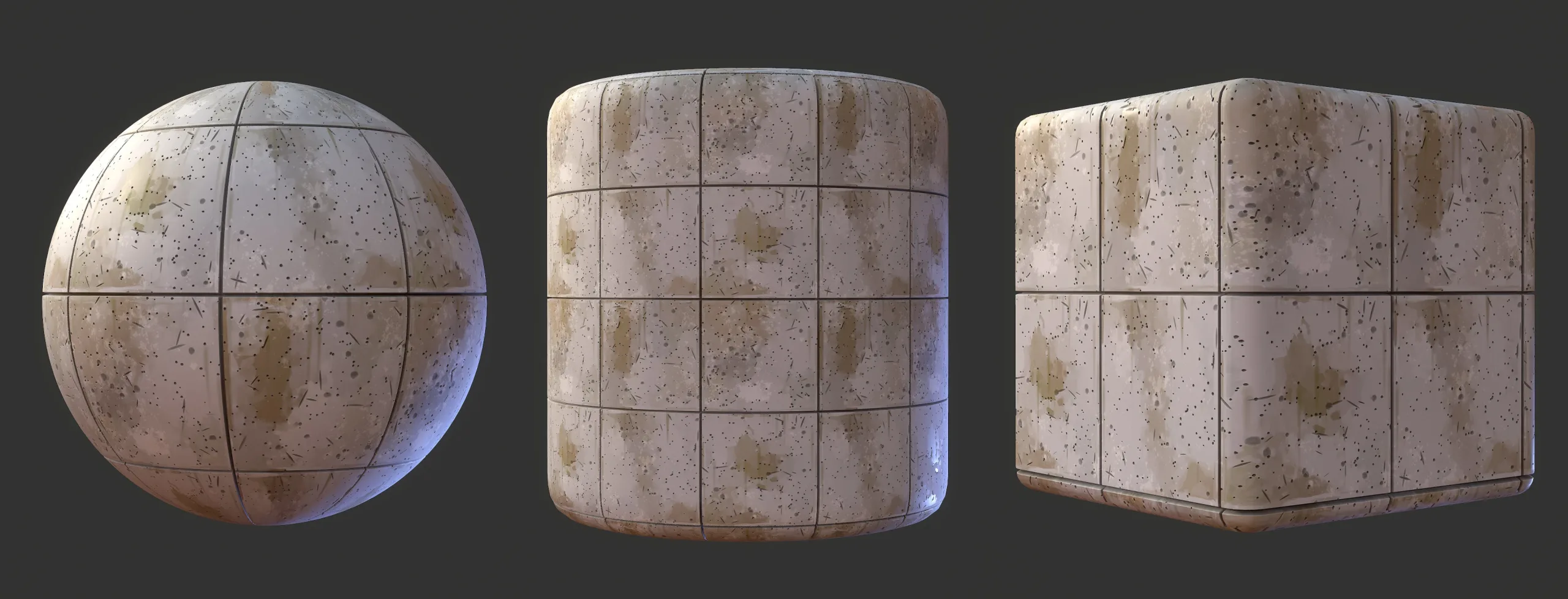 Stylized Concrete Slabs - Substance - FlippedNormals