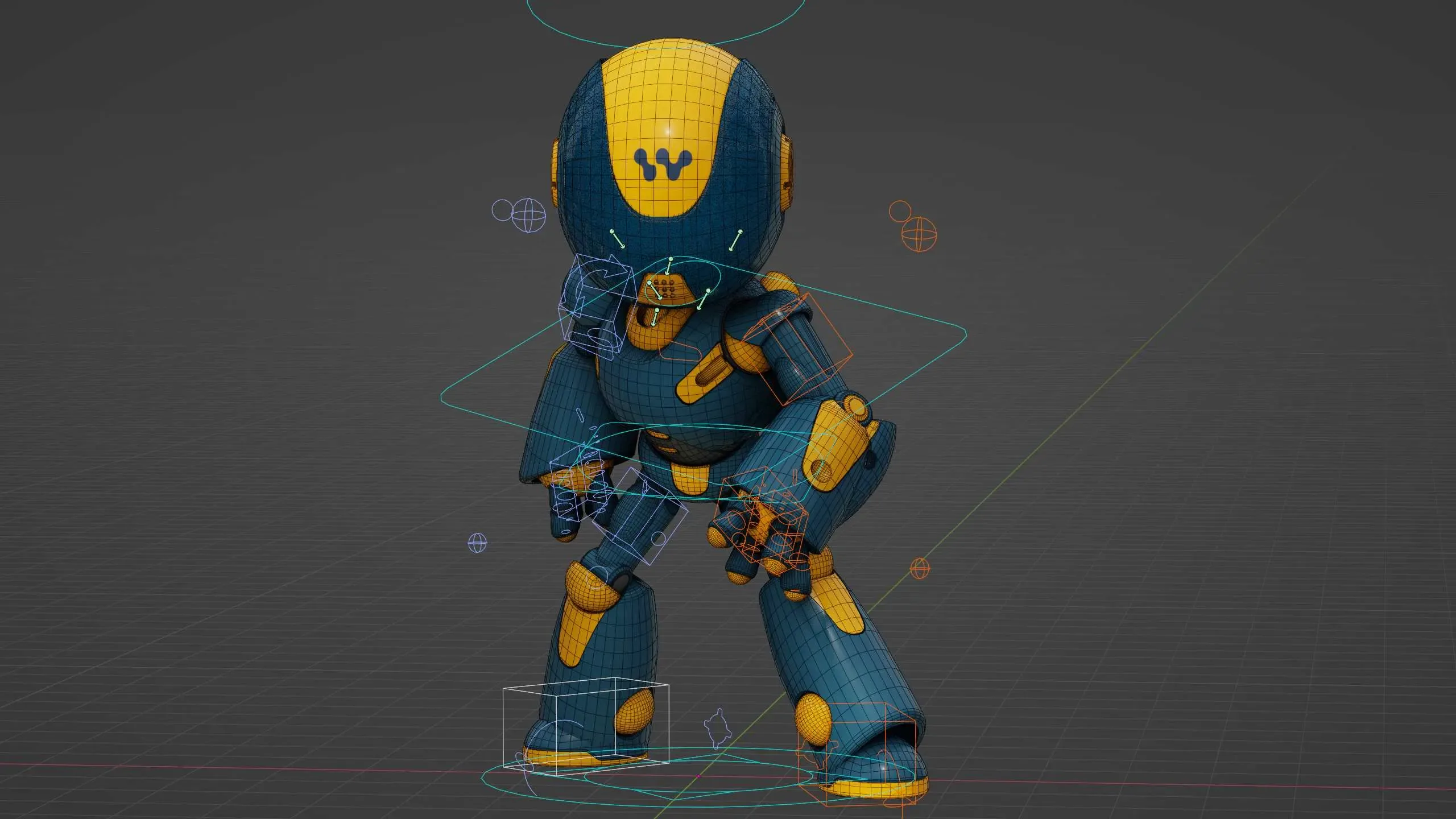 Toy Bot Humond Auto-Rig Pro Rigged - FlippedNormals