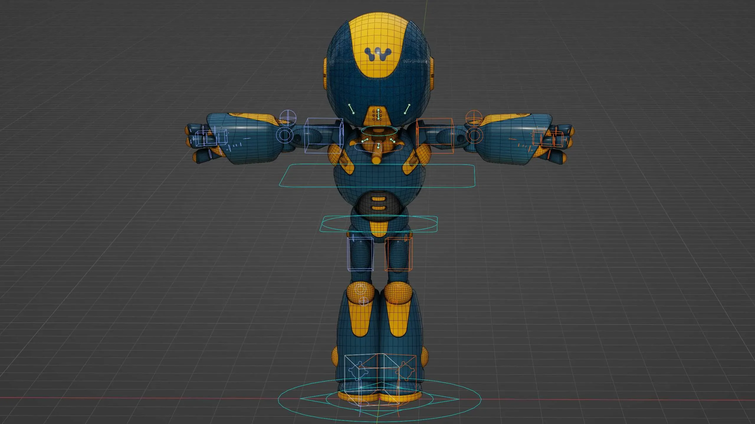 Toy Bot Humond Auto-Rig Pro Rigged - FlippedNormals