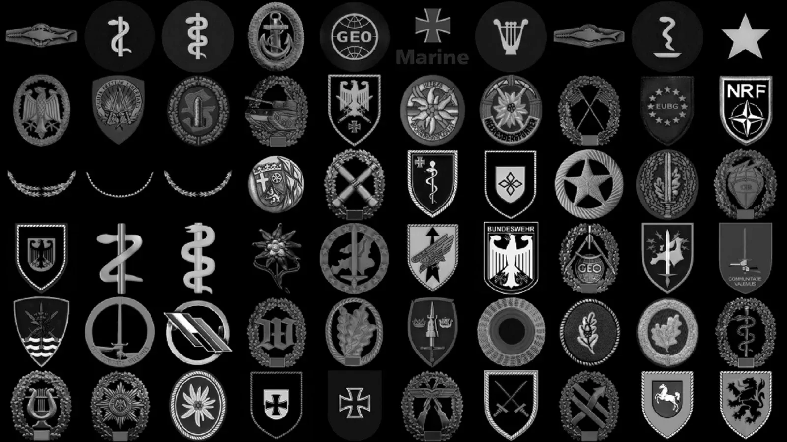 +330 Military Rank & Badges (Alpha-Brush) - FlippedNormals