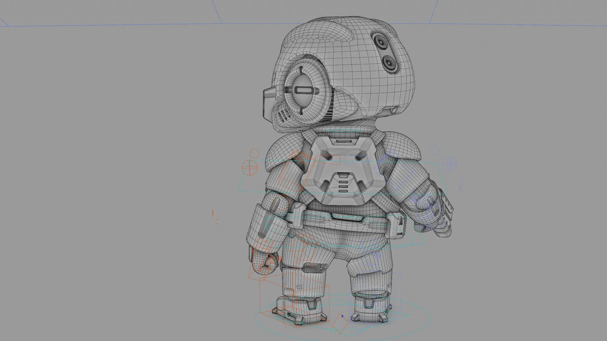 Toon Trooper B-260 Auto-Rig Pro - FlippedNormals