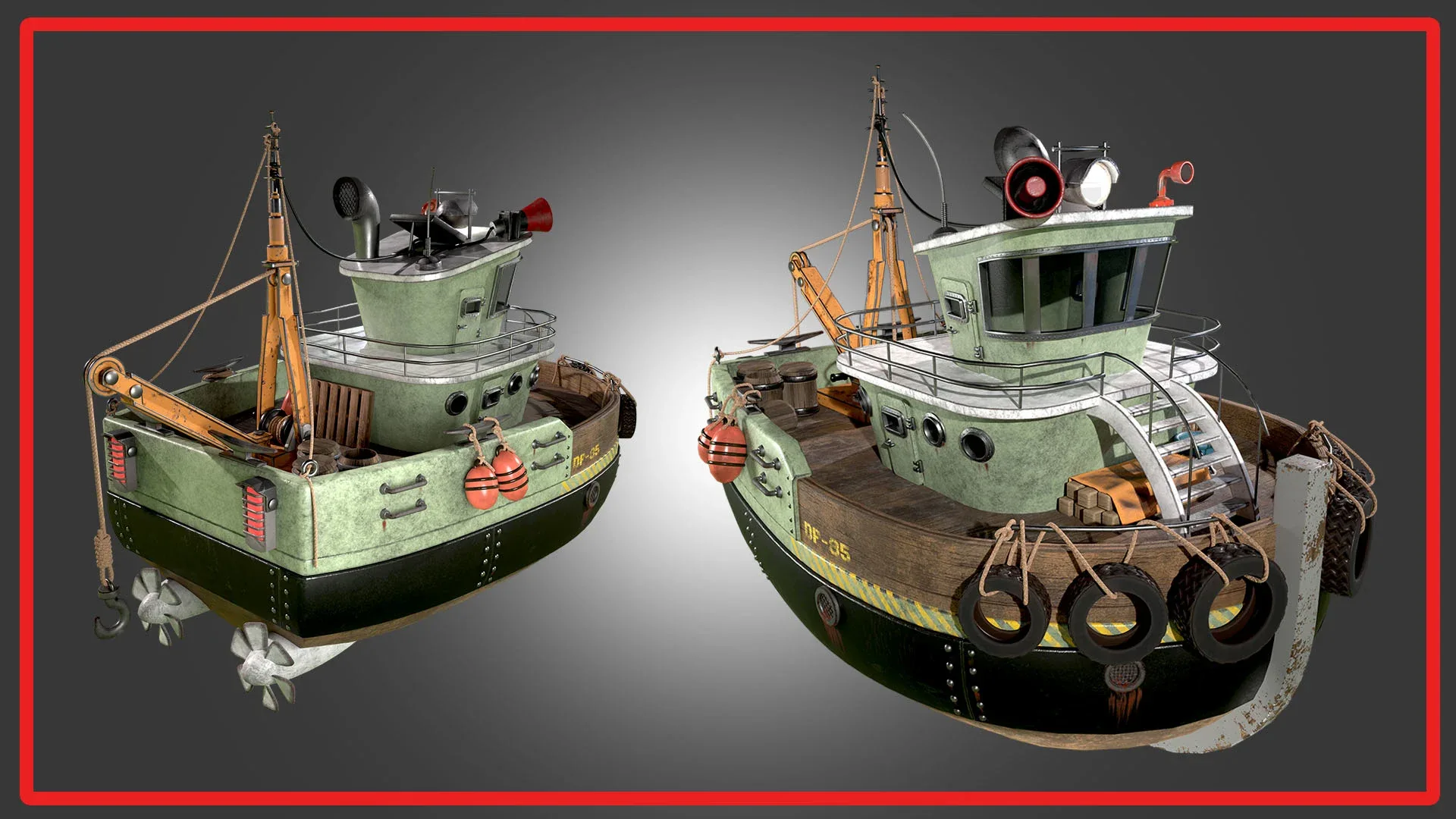 Stylized Ship - FlippedNormals