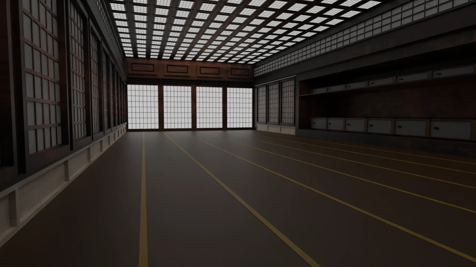 Japanese training dojo - FlippedNormals