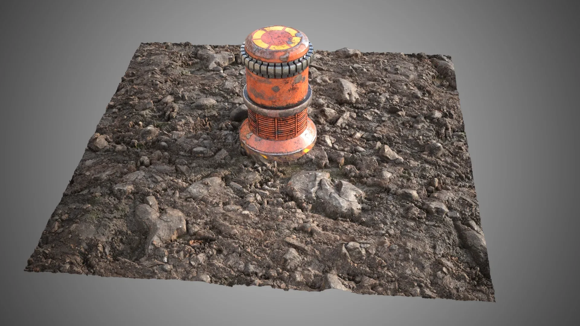 Stone ground tile - FlippedNormals