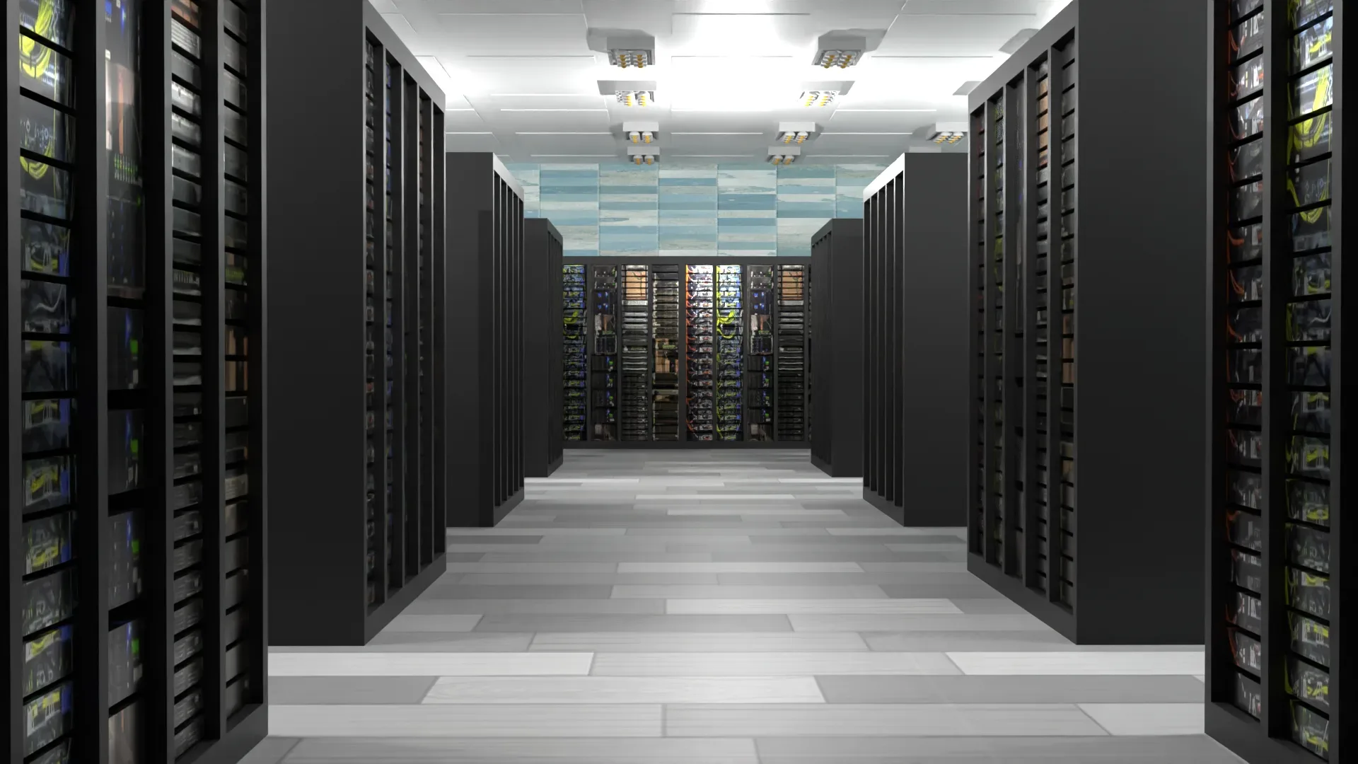 Data Communication Server Room - FlippedNormals