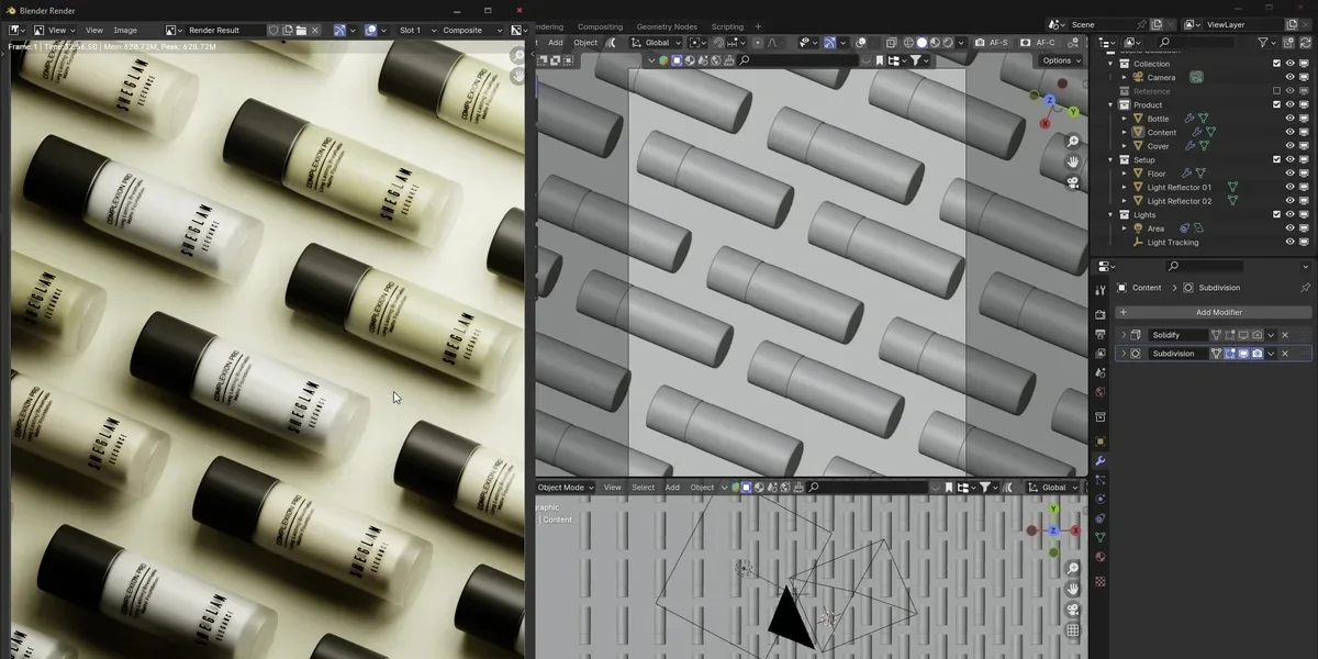 Blender 4.0: Cosmetic Product Modeling - FlippedNormals