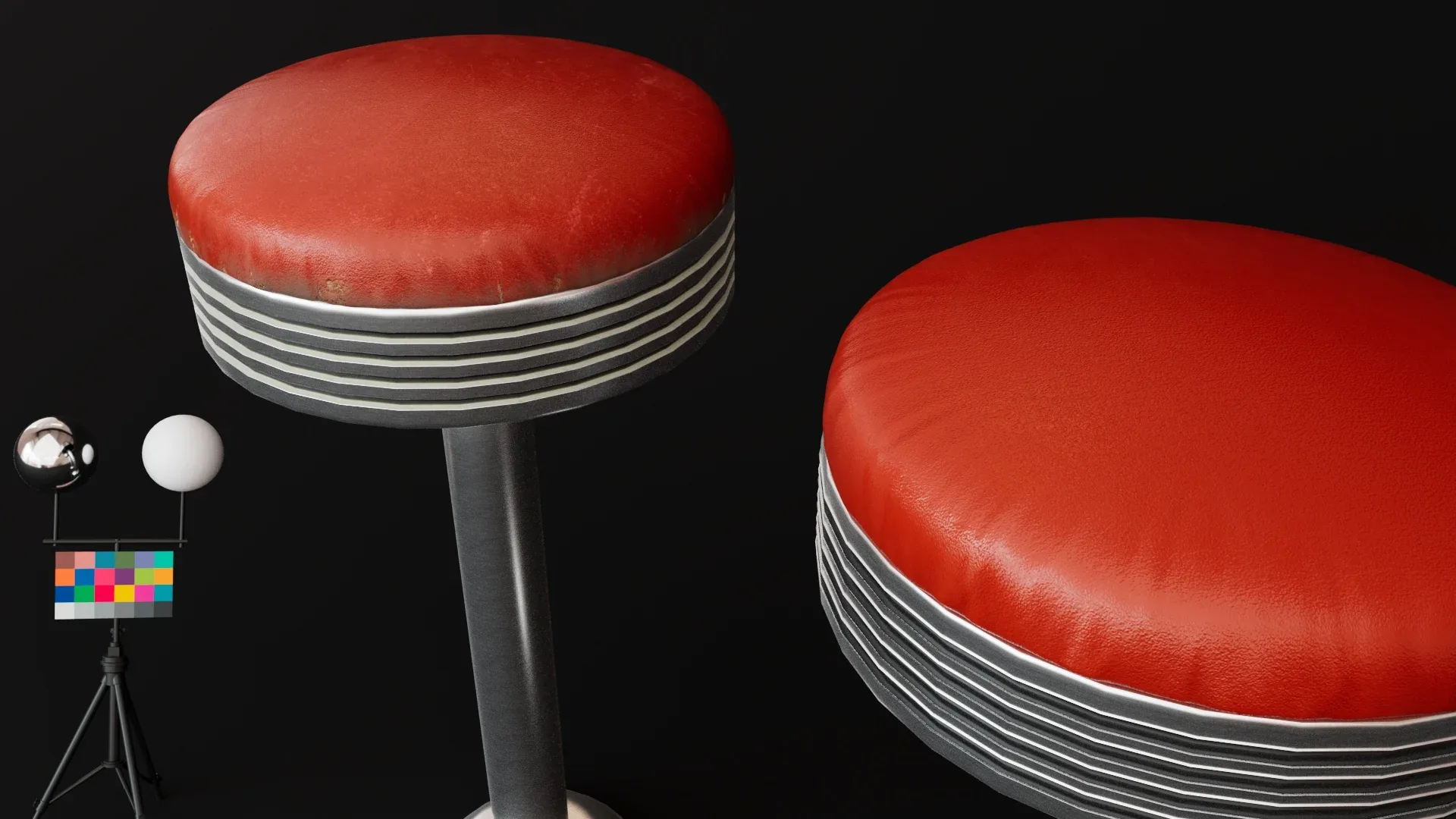 Retro Bar Stool - FlippedNormals