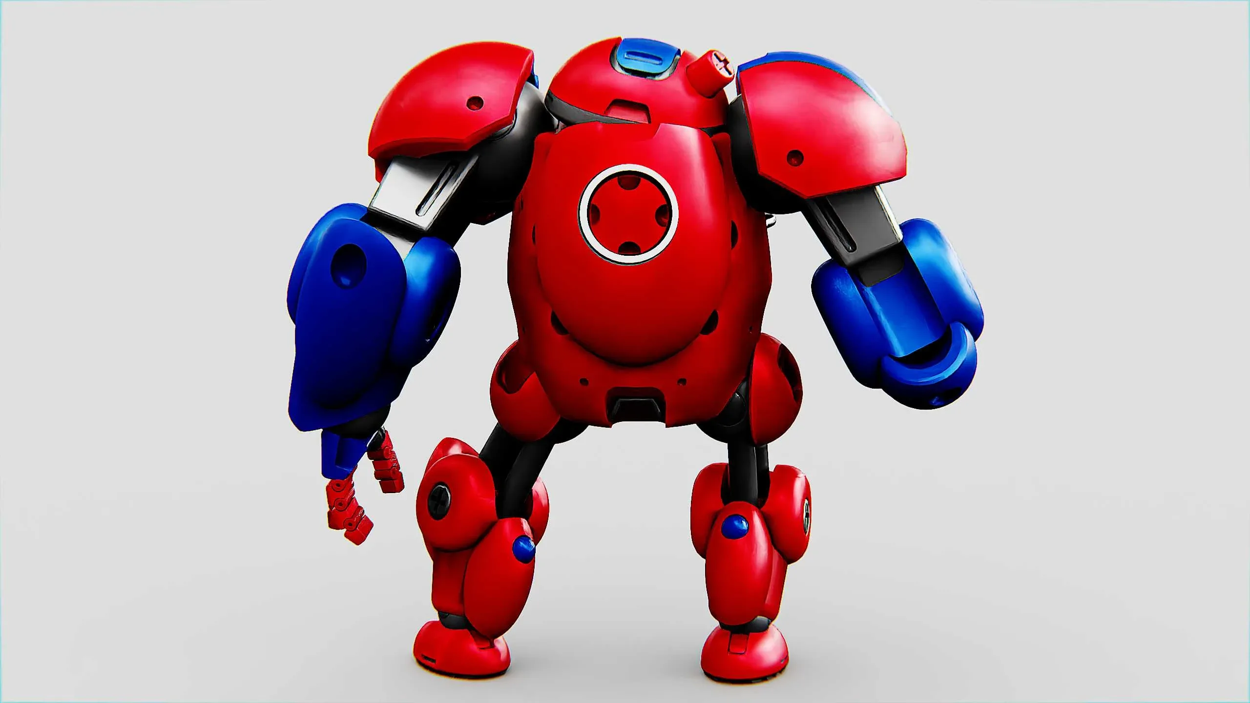 Toy Bot Mong Auto-Rig Pro Rigged - FlippedNormals