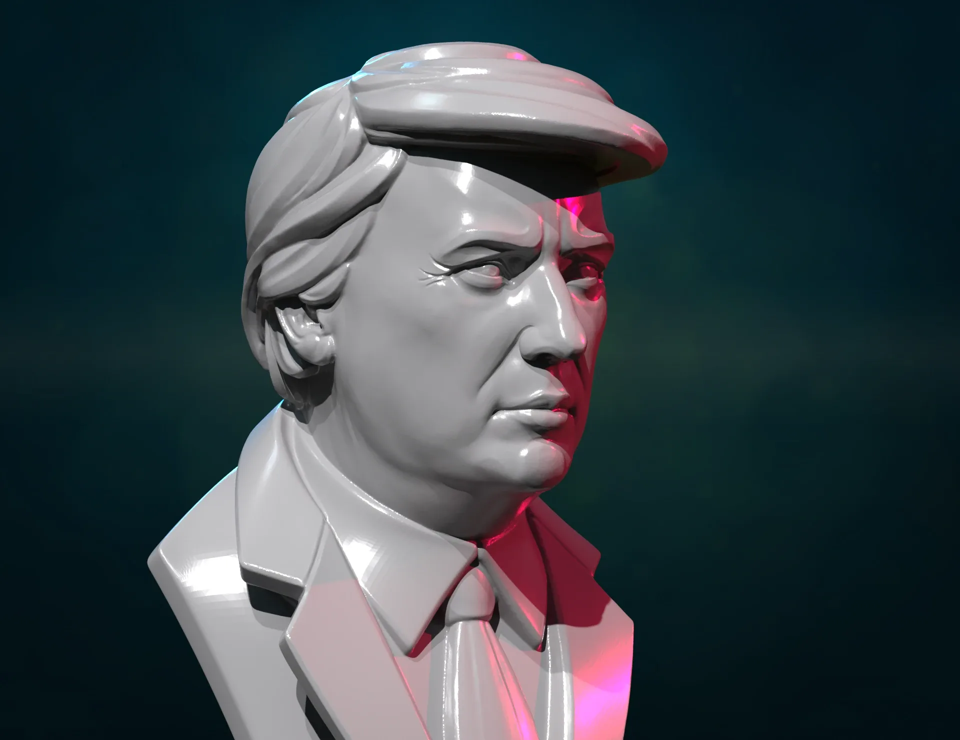 Donald Trump Bust - FlippedNormals