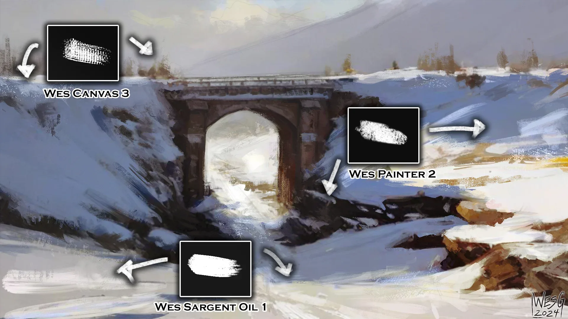 Wes Gardner's Brush Pack 2024 - FlippedNormals