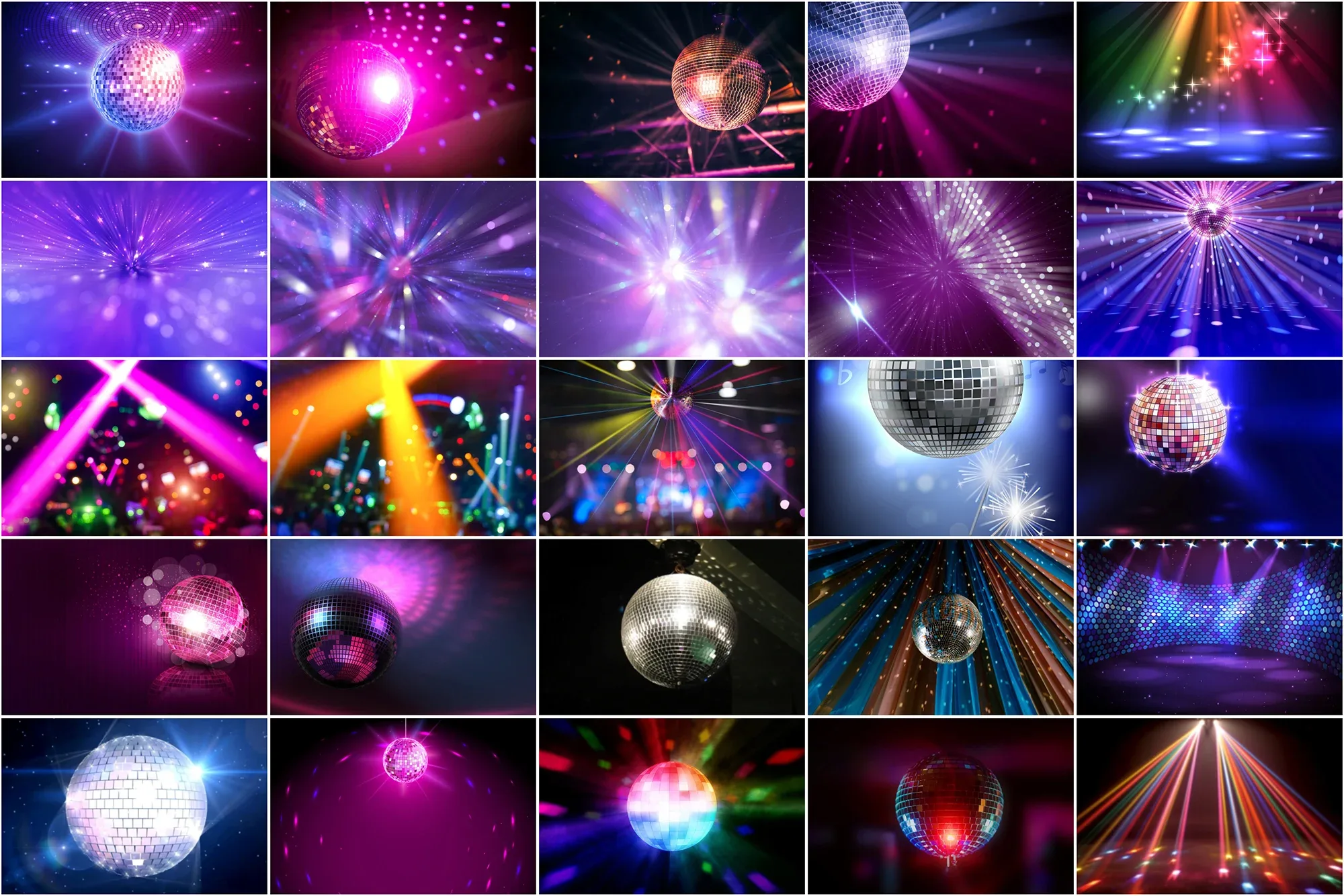 100 Disco Overlays, Sparkling disco - FlippedNormals