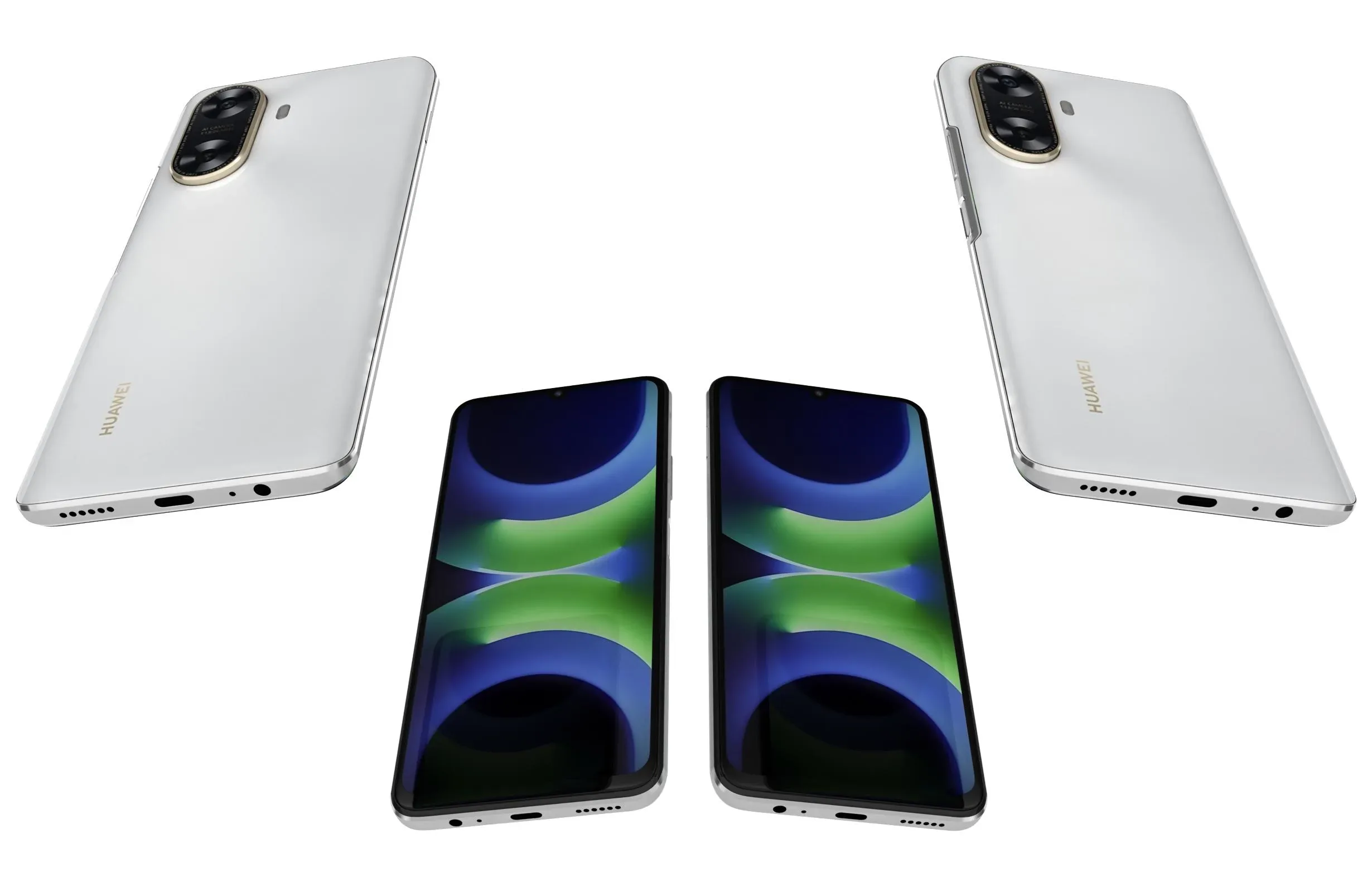 Huawei Enjoy 70z White - FlippedNormals