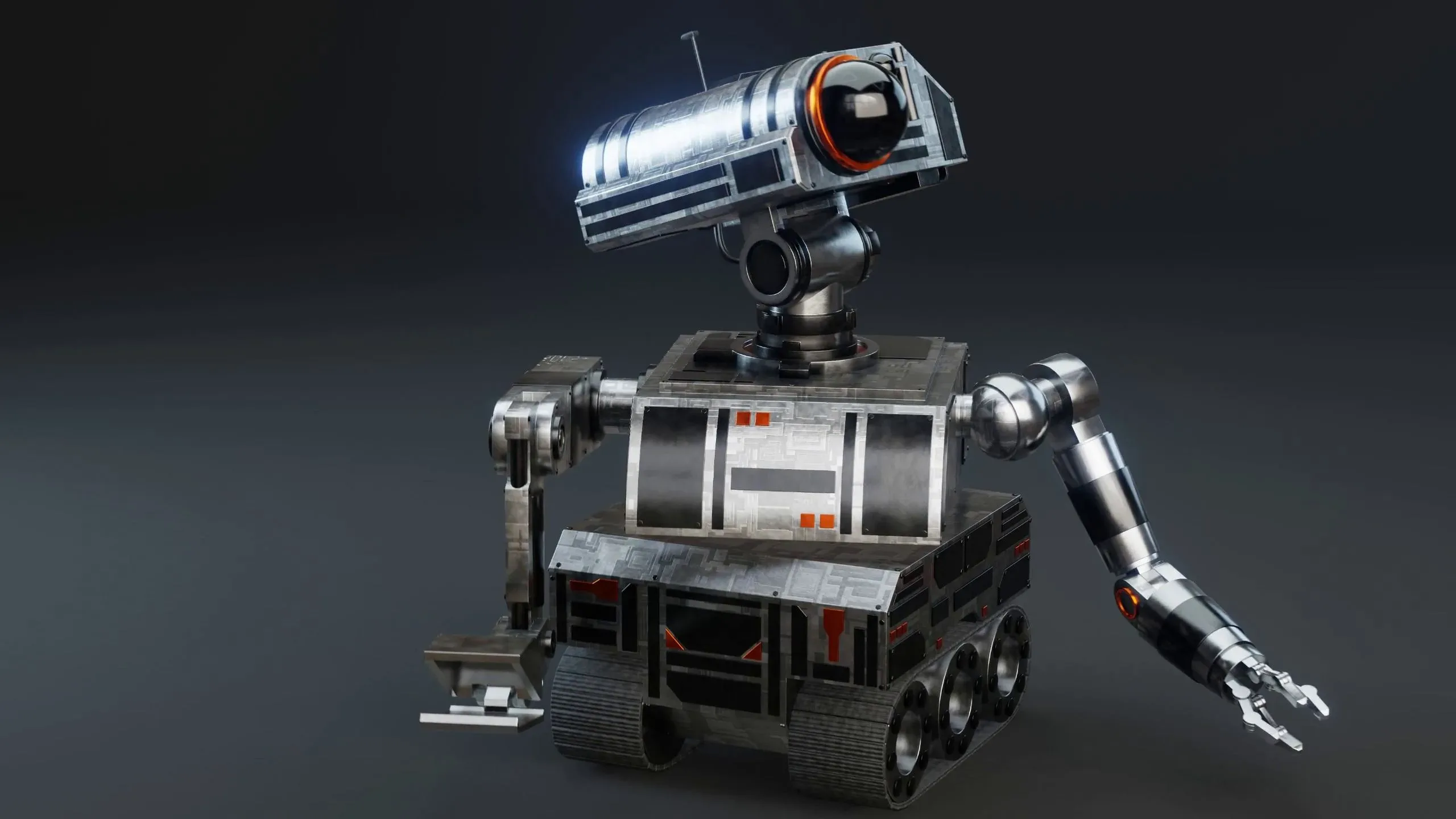 Sci-Fi Construction Robot (Blender - FlippedNormals Sci-Fi Construction Robot (Blender - FlippedNormals