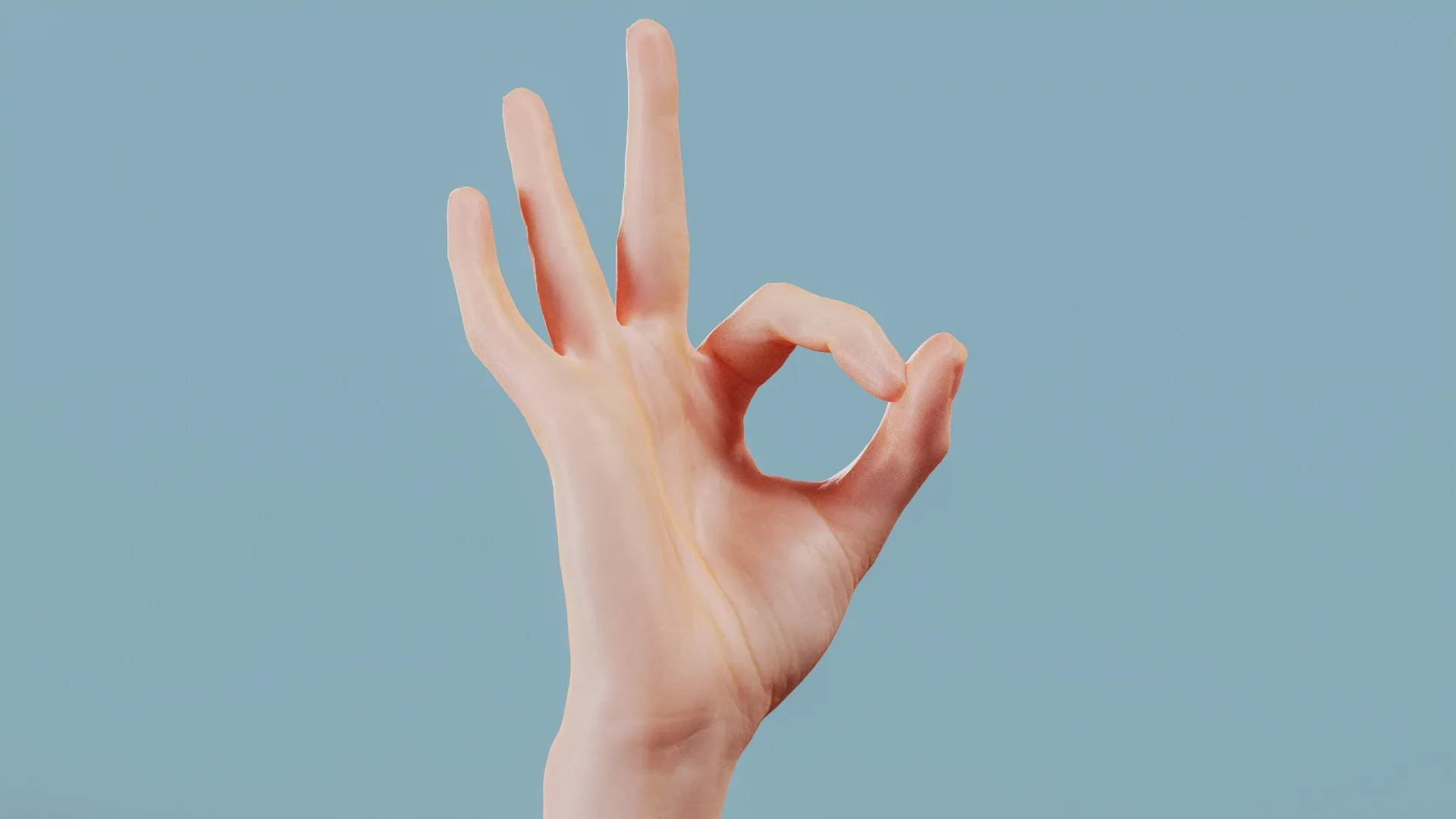 22 Female Single Hand Poses - FlippedNormals