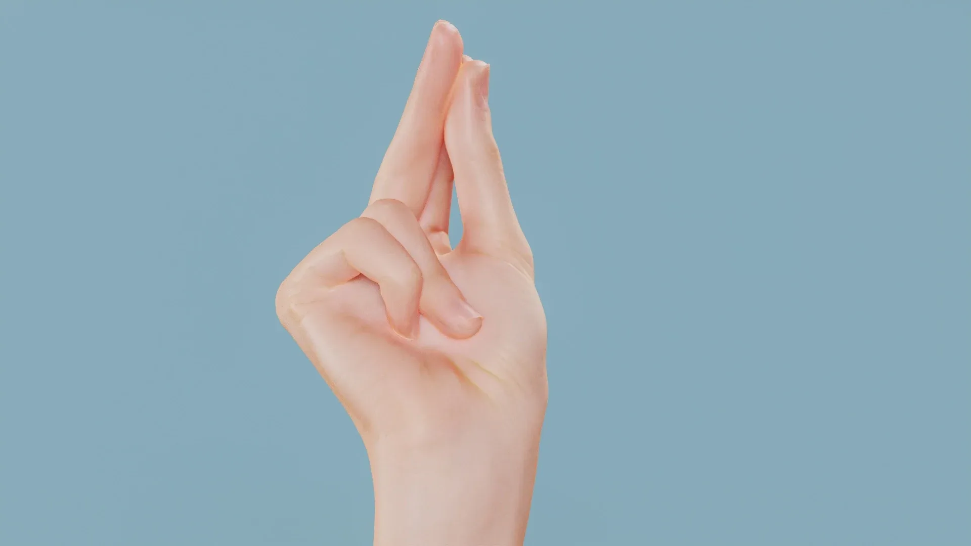 22 Female Single Hand Poses - FlippedNormals