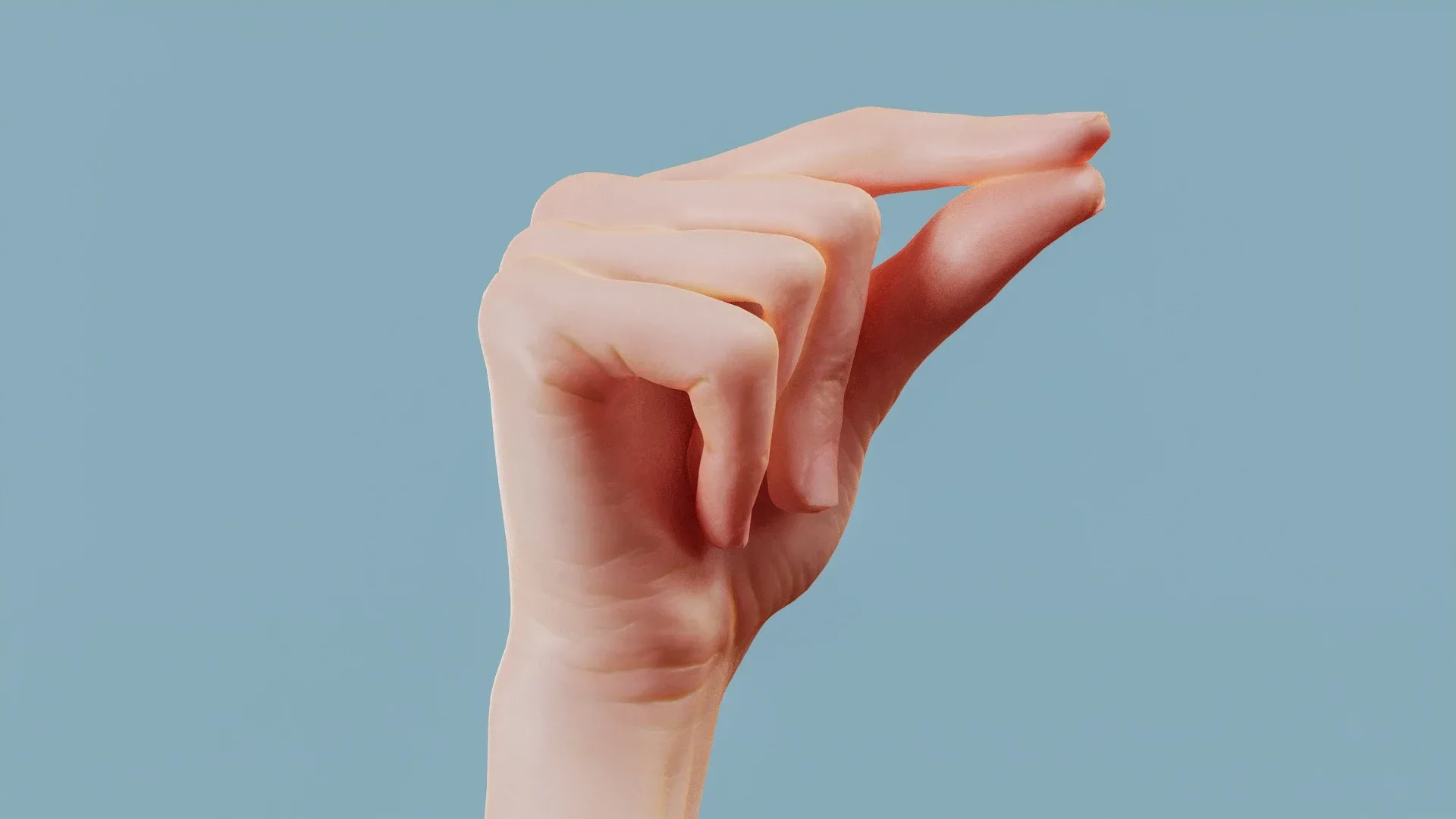 22 Female Single Hand Poses - FlippedNormals